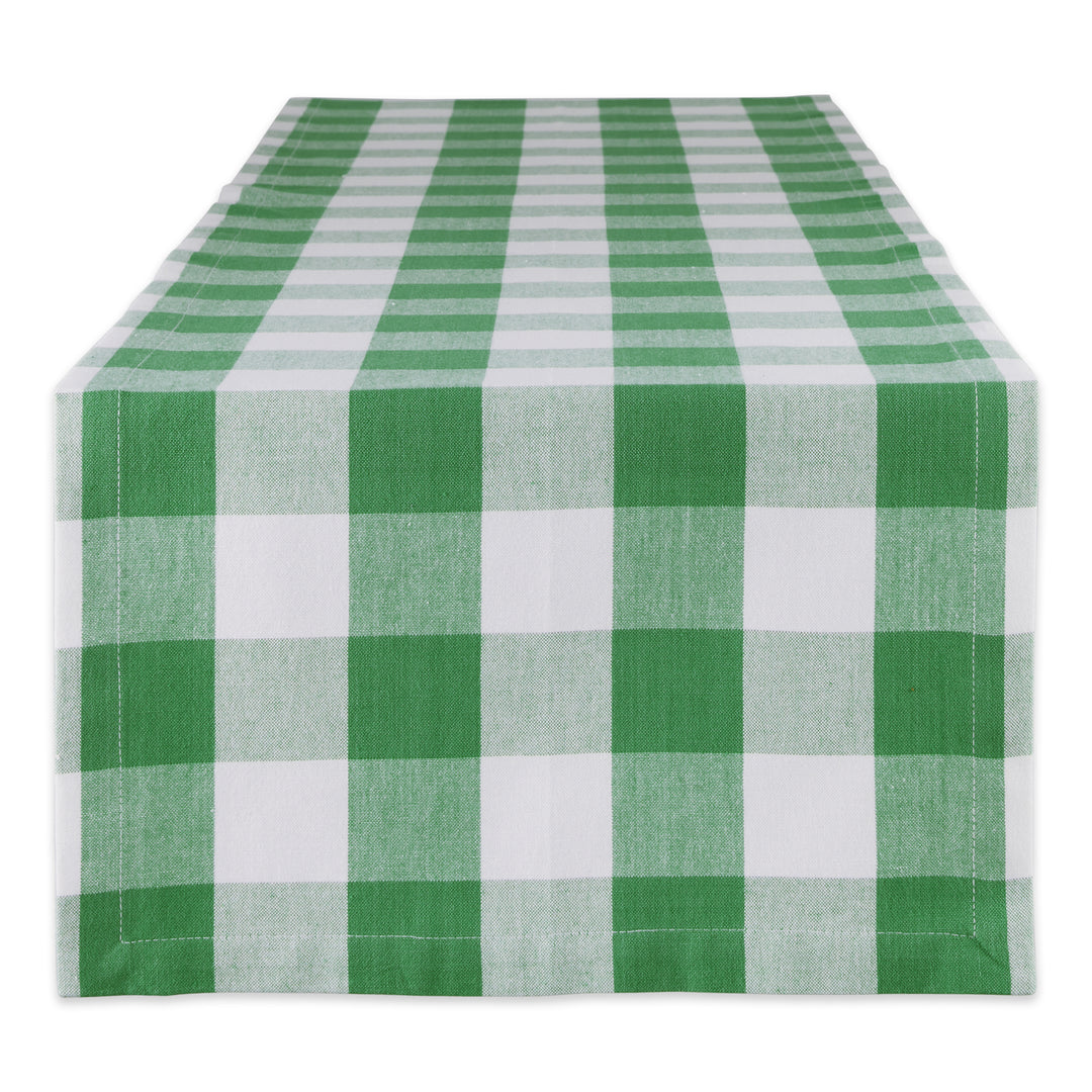 Shamrock Green Buffalo Check Table Runner - Pier 1