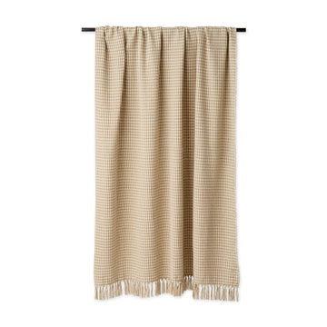 Stone Houndstooth Throw - Pier 1