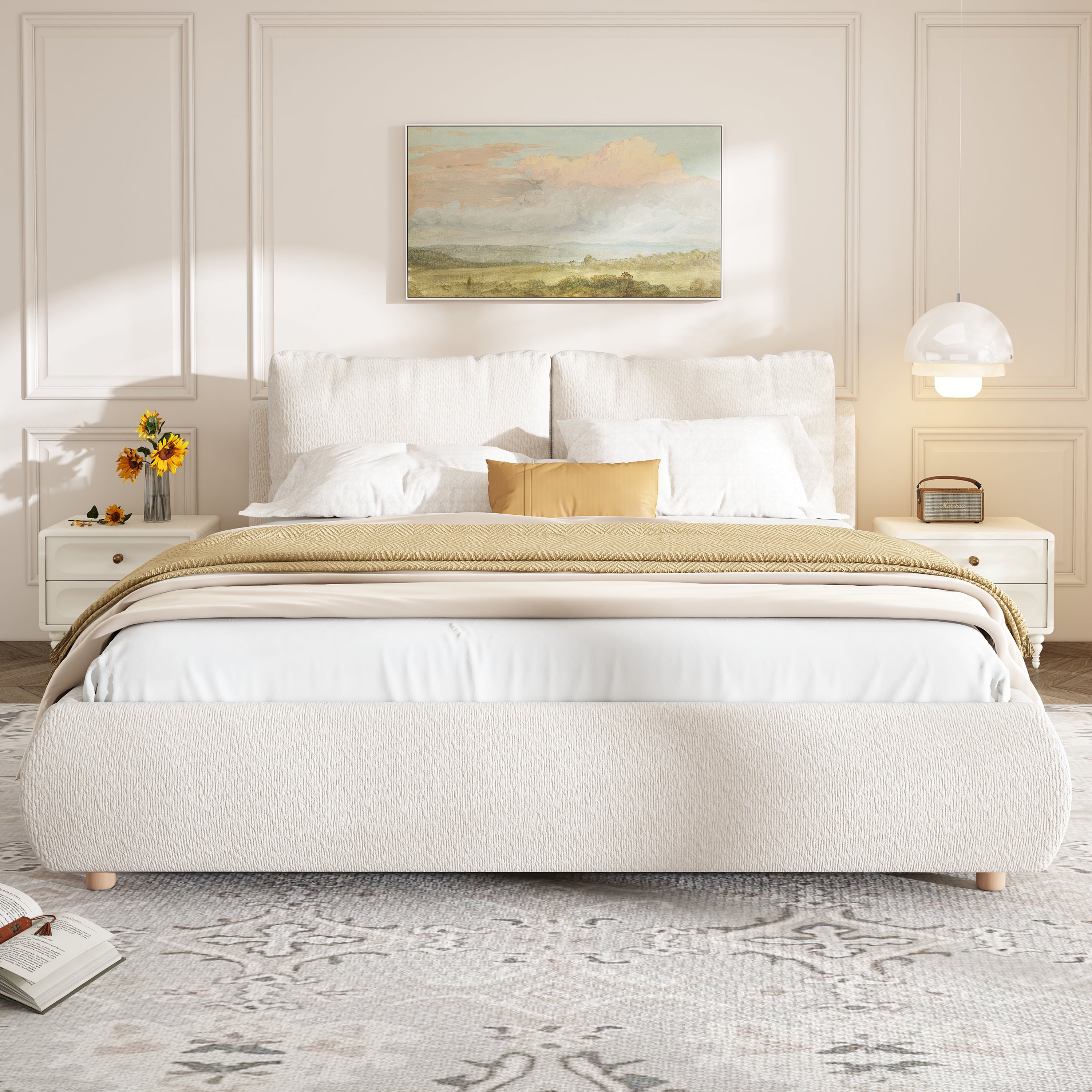 Upholstered Platform Bed – Pier 1