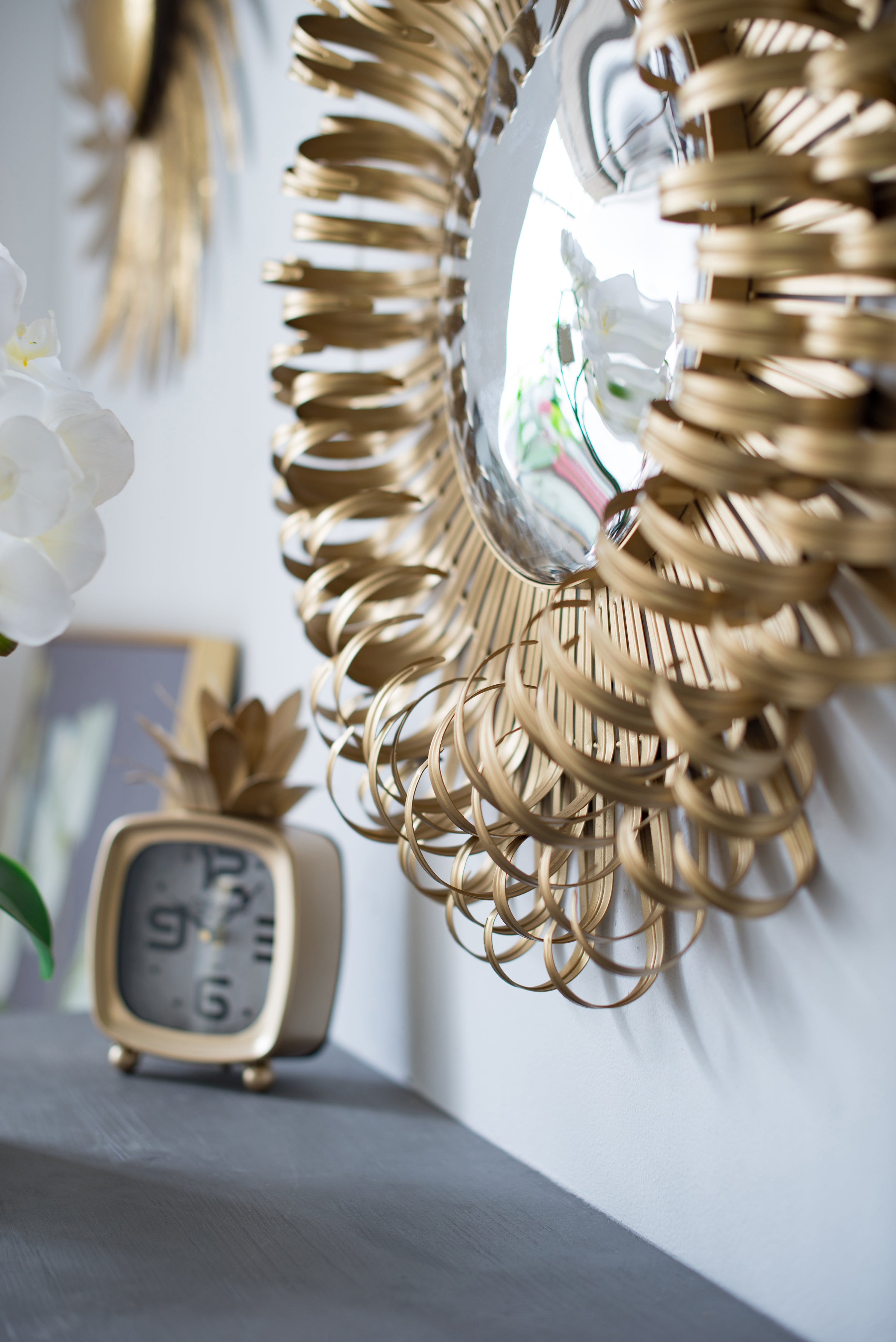 Wall Decor with Sunburst Design and Mirror - Pier 1