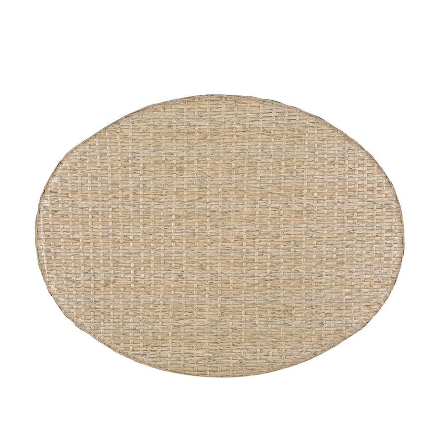 Cultured Outdoor Coffee Table with Wicker Weave Top and Looped Design ...