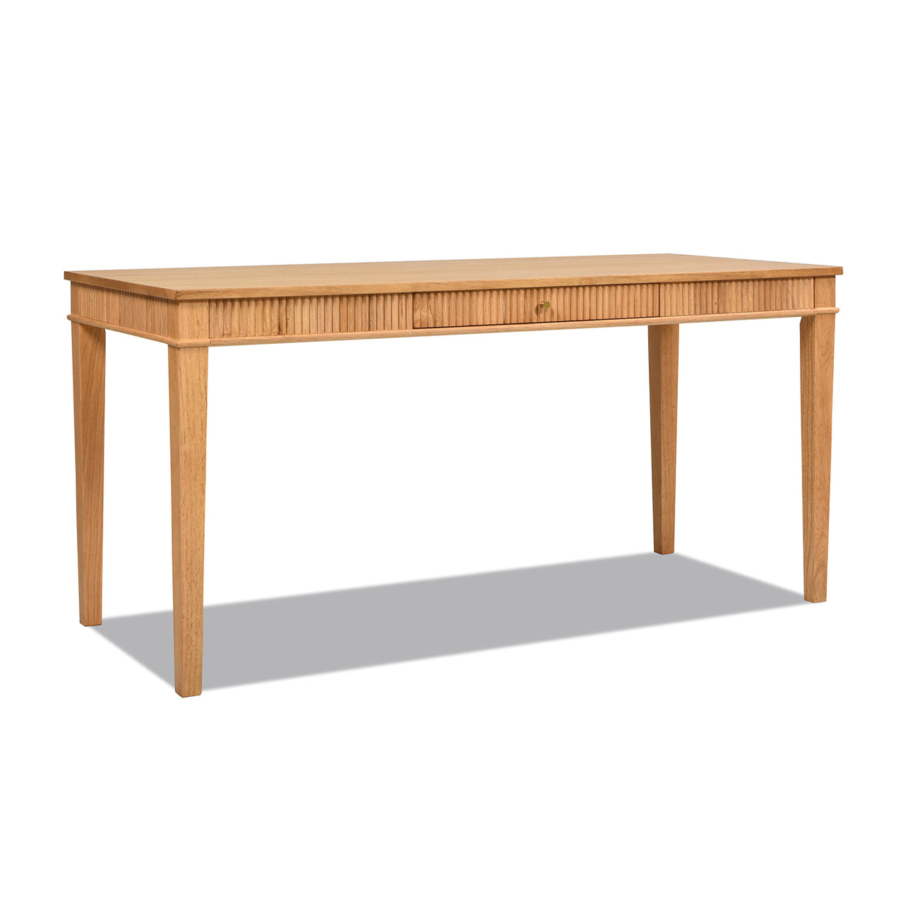Dumont Modern Farmhouse 1-Drawer Fluted Home Office Writing Desk – Pier 1