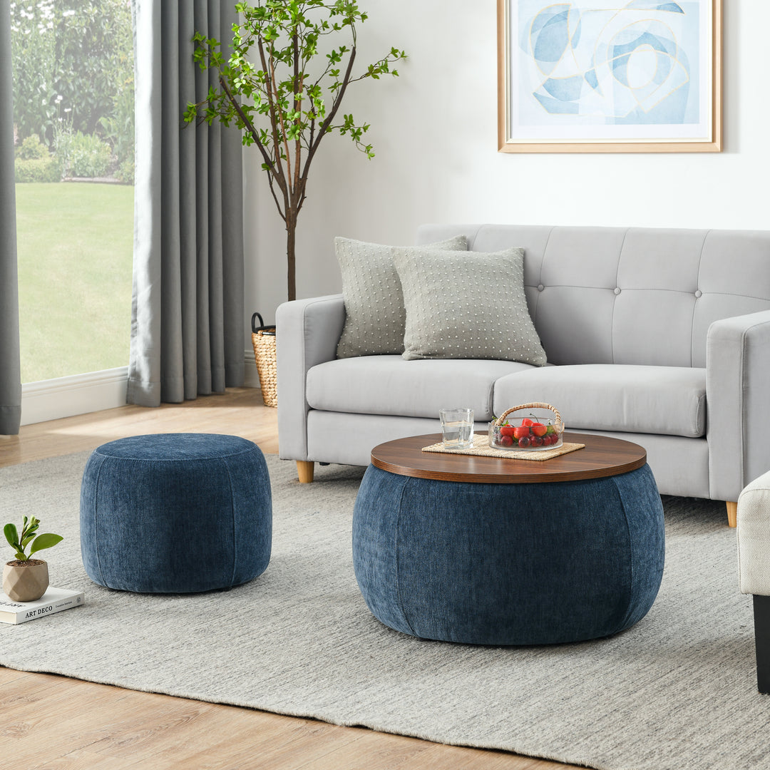 Round Storage Ottoman – Pier 1