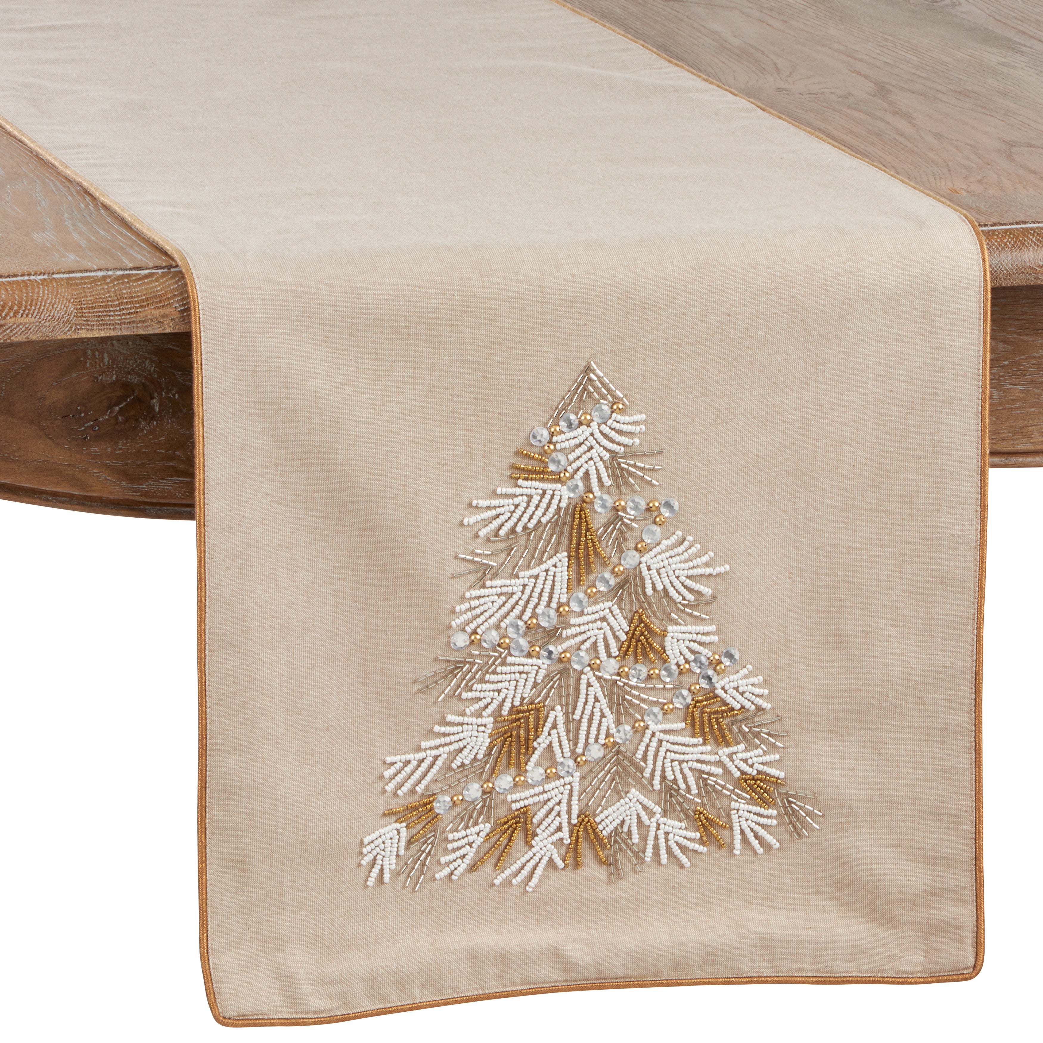 Beaded Christmas Tree Table Runner – Pier 1