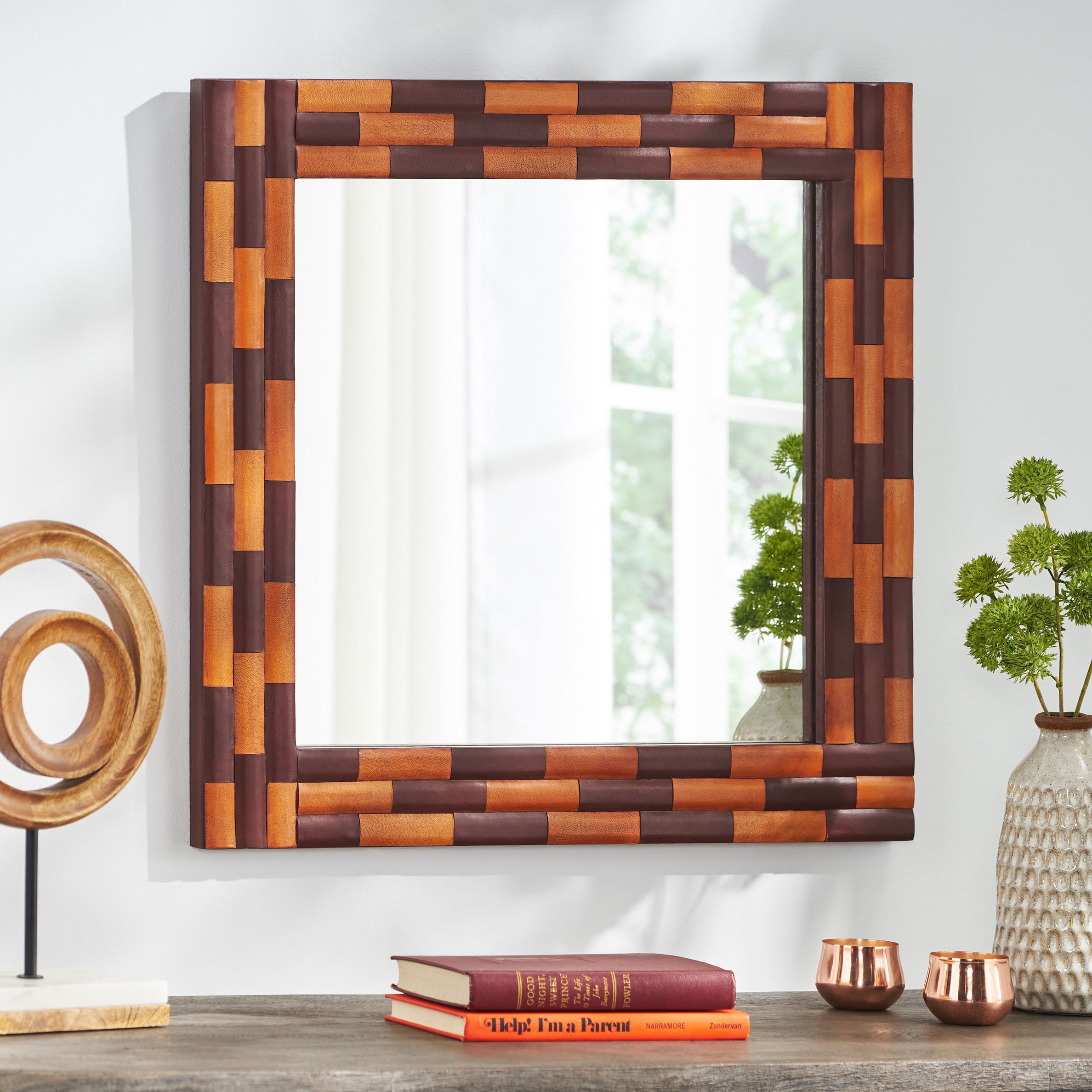 Leather Frame Wall Mirror – Pier 1