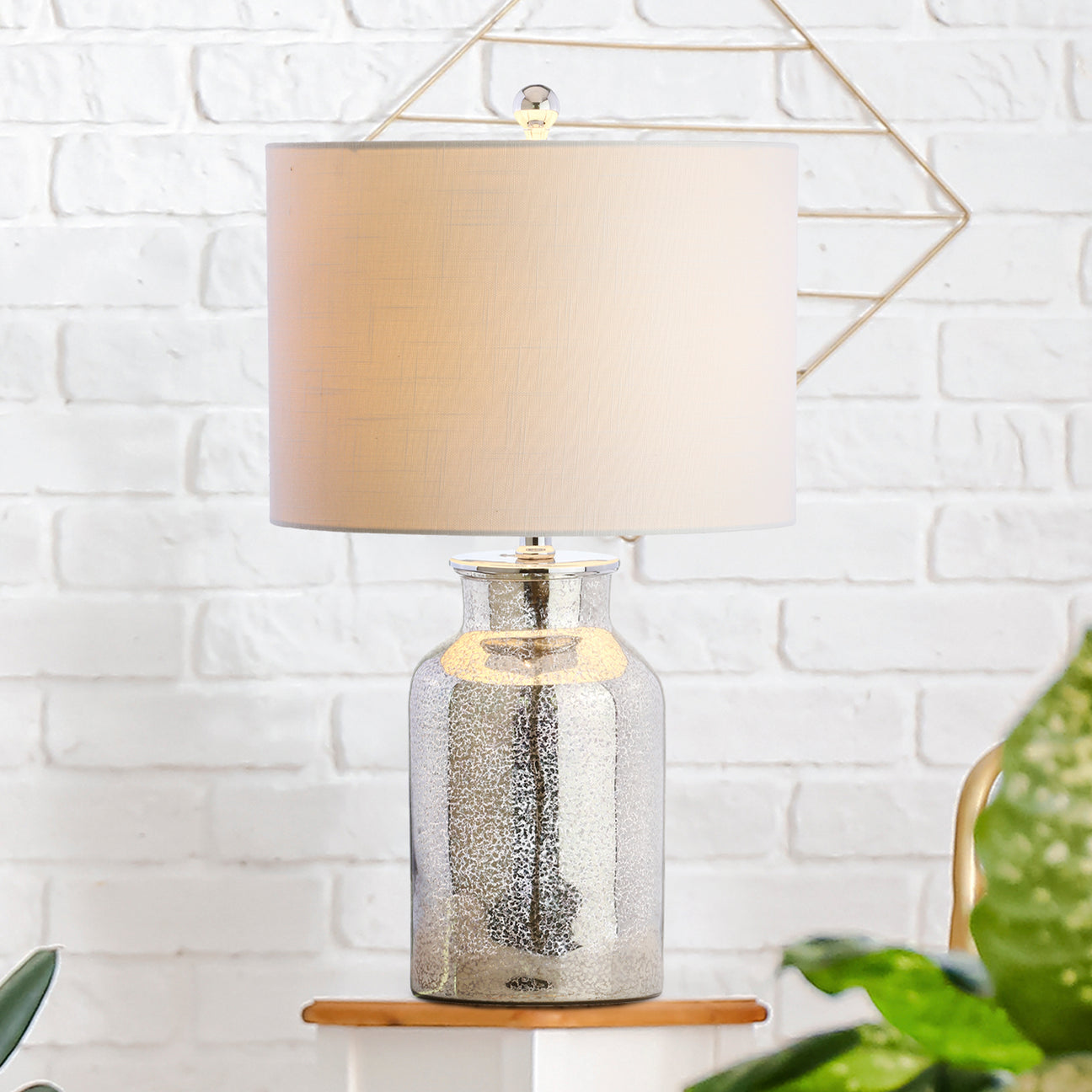 Esmee Mercury Glass LED Table Lamp - Pier 1