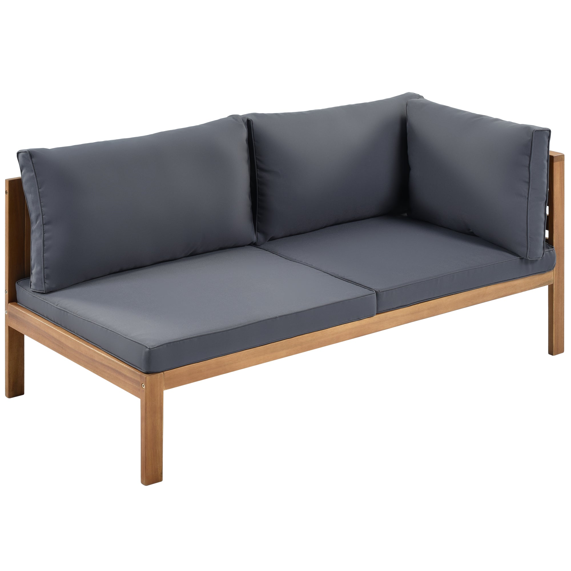 Acacia Wood Outdoor Sofa Seating Set – Pier 1