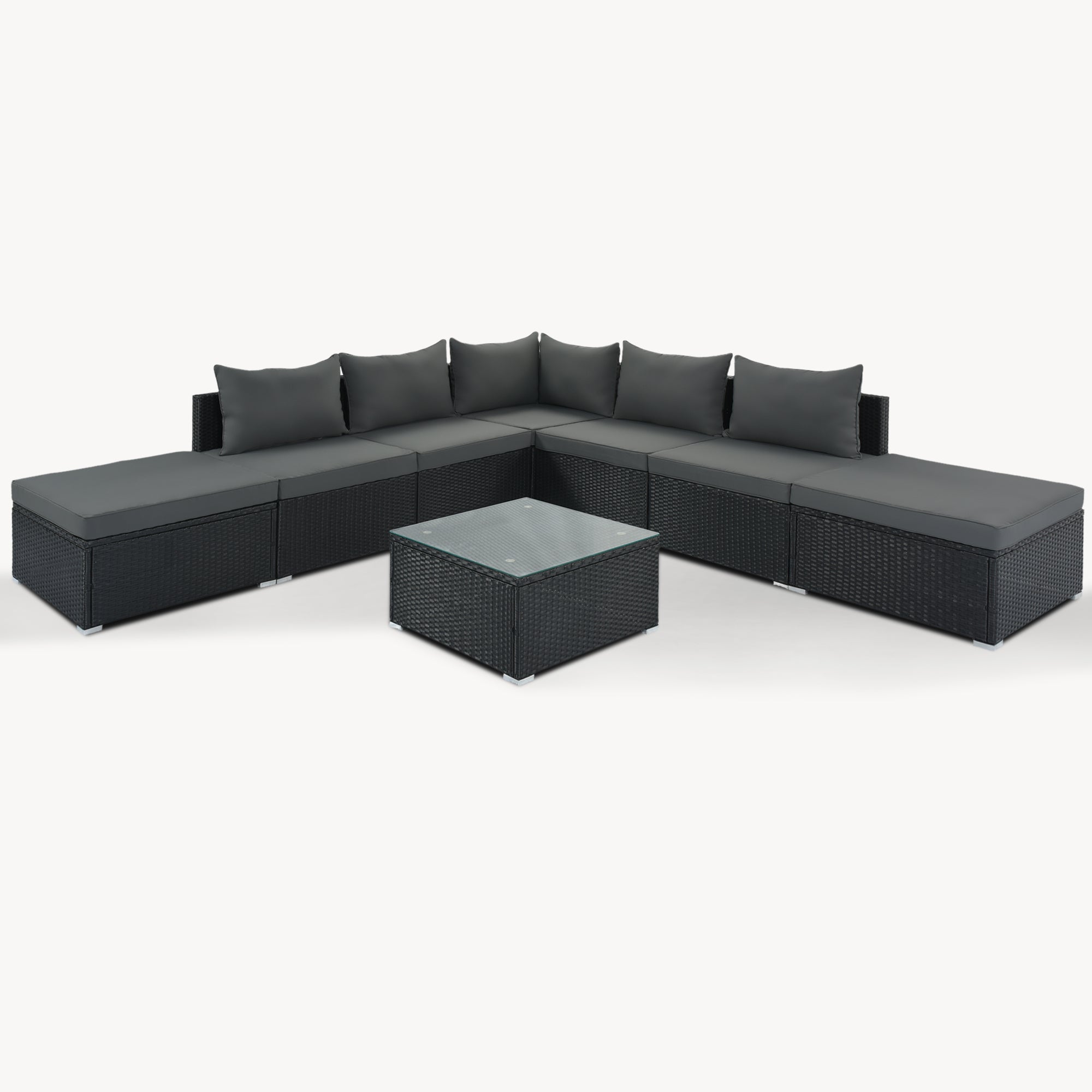 8-Piece Outdoor Patio Wicker Sectional Set – Pier 1