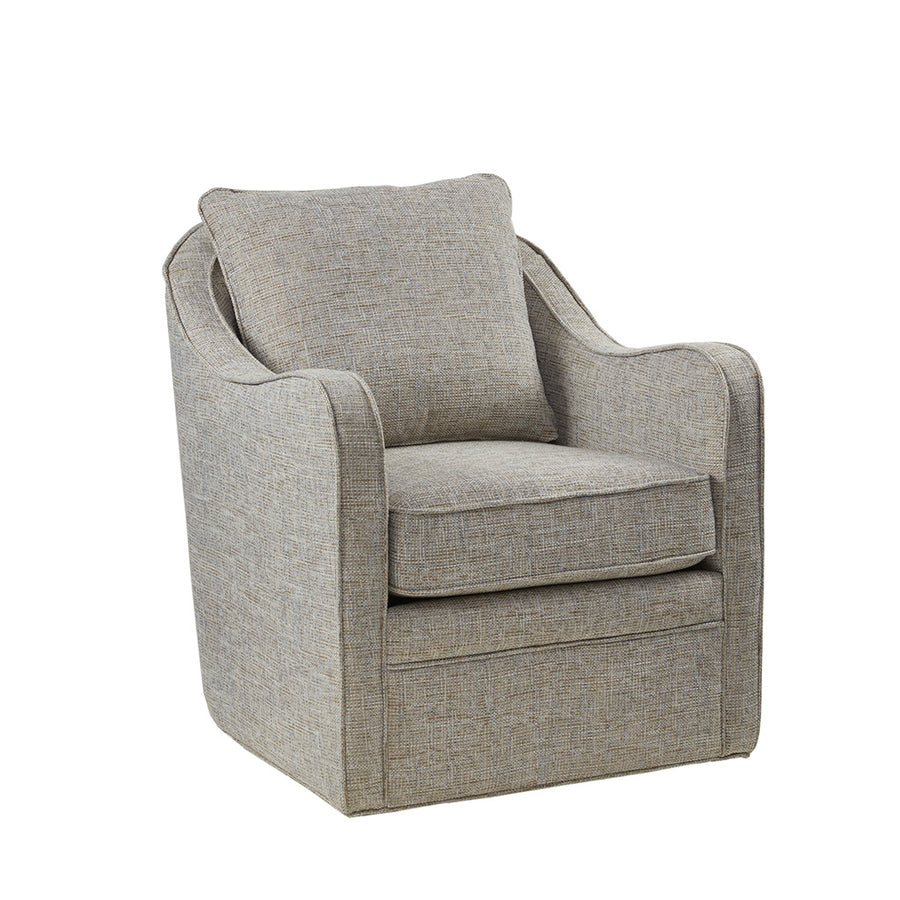 Upholstered Swivel Chair – Pier 1