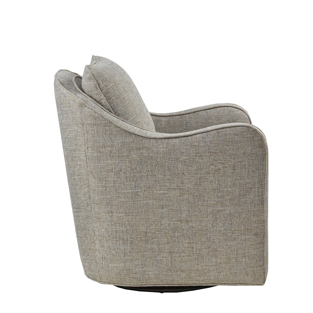 Upholstered Swivel Chair – Pier 1