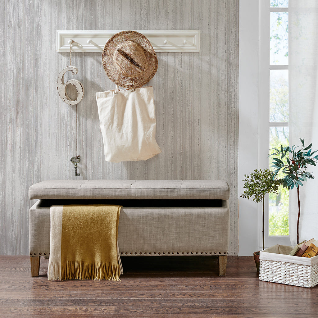 Tufted Top Soft Close Storage Bench - Pier 1