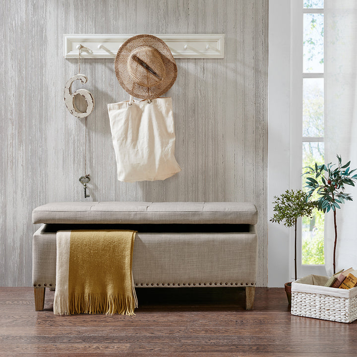 Tufted Top Soft Close Storage Bench - Pier 1