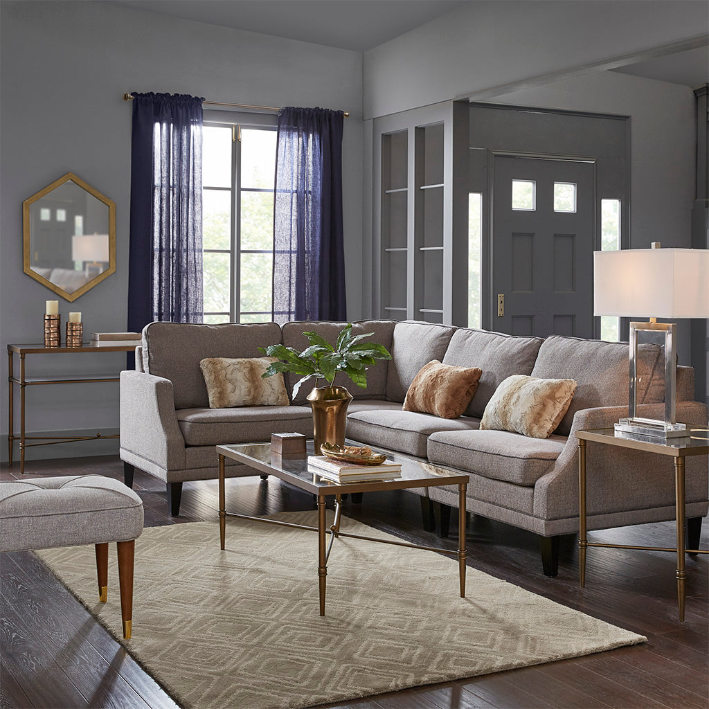 Bronze Coffee Table with Tempered Glass Top - Pier 1