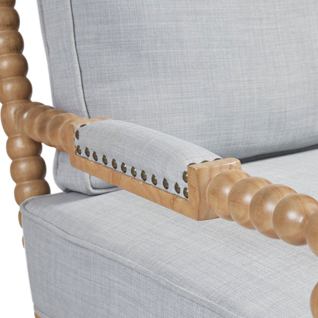 Automata Arm Chair with Open-Back Spindle and Turned Design - Pier 1