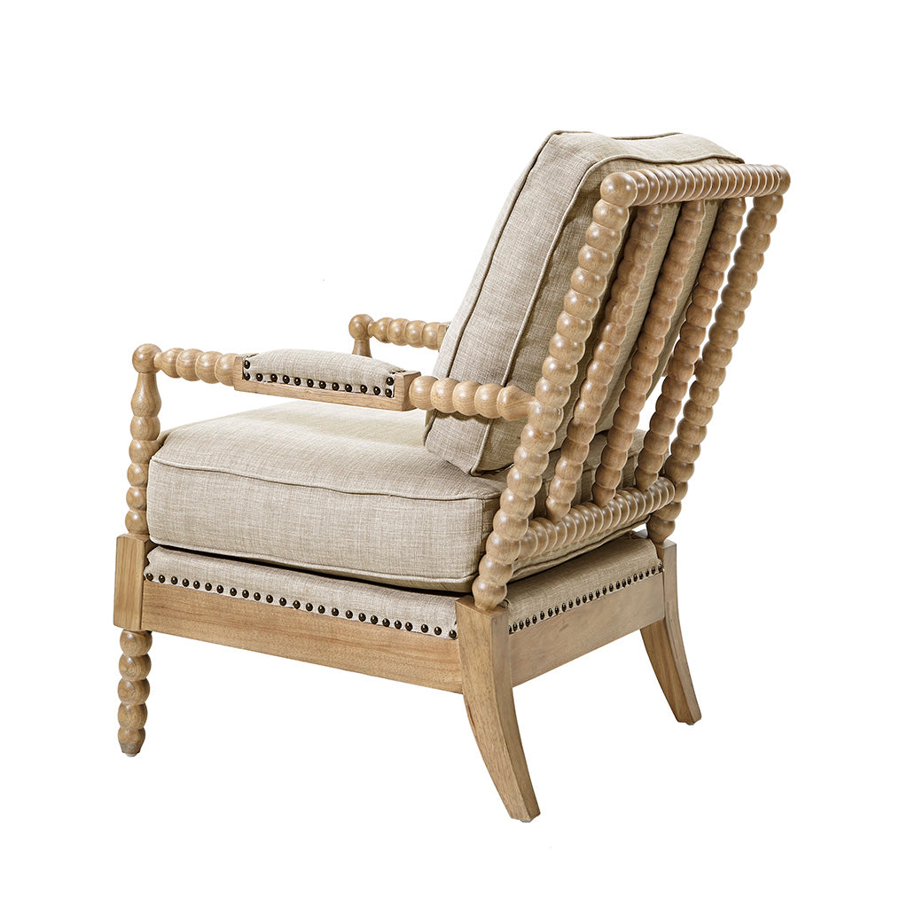 Automata Arm Chair with Open-Back Spindle and Turned Design - Pier 1