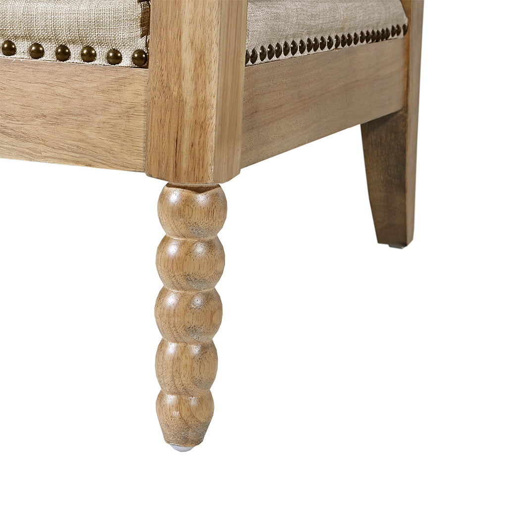 Automata Arm Chair with Open-Back Spindle and Turned Design - Pier 1