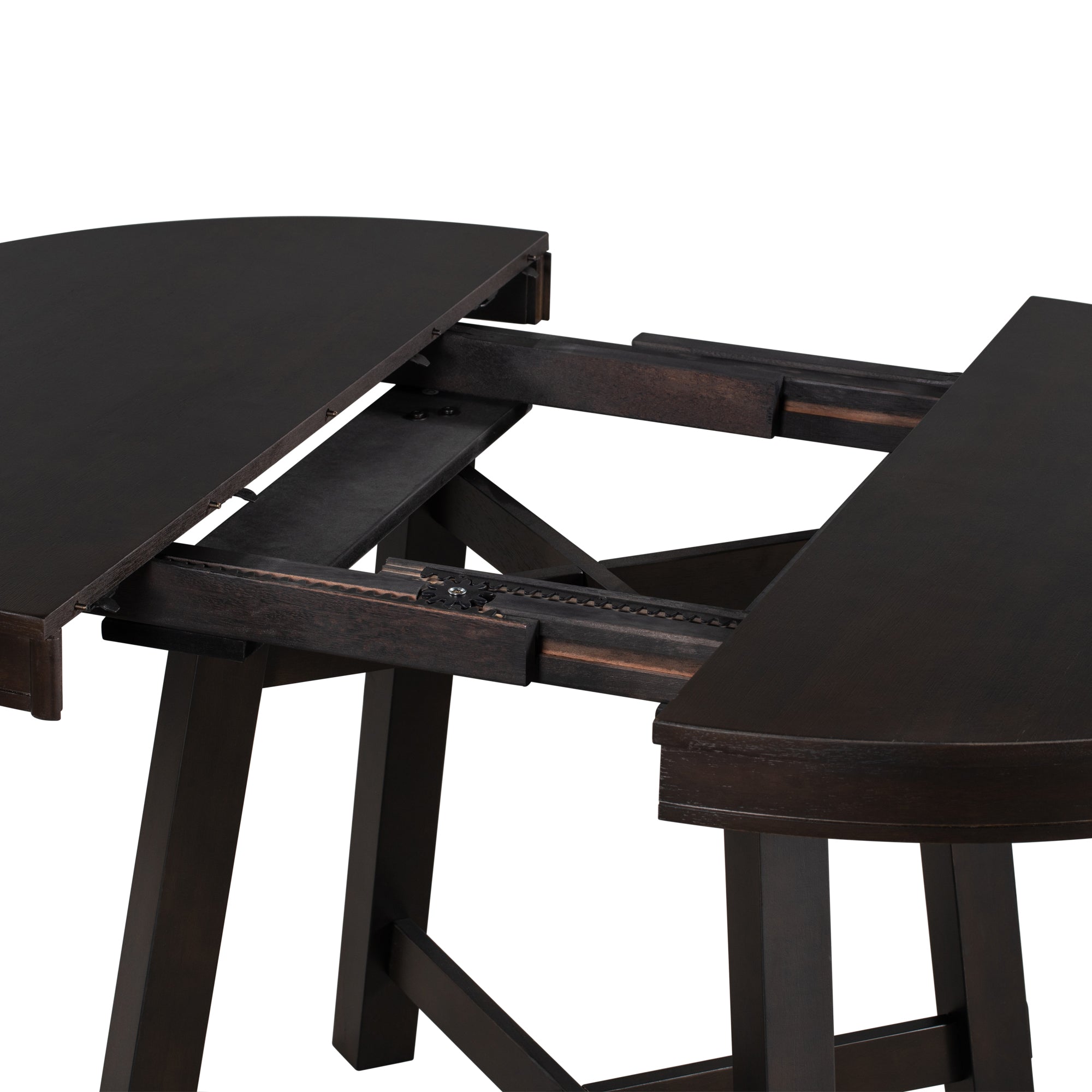 Gia Farmhouse Round Extendable Dining Table with 16" Leaf – Pier 1