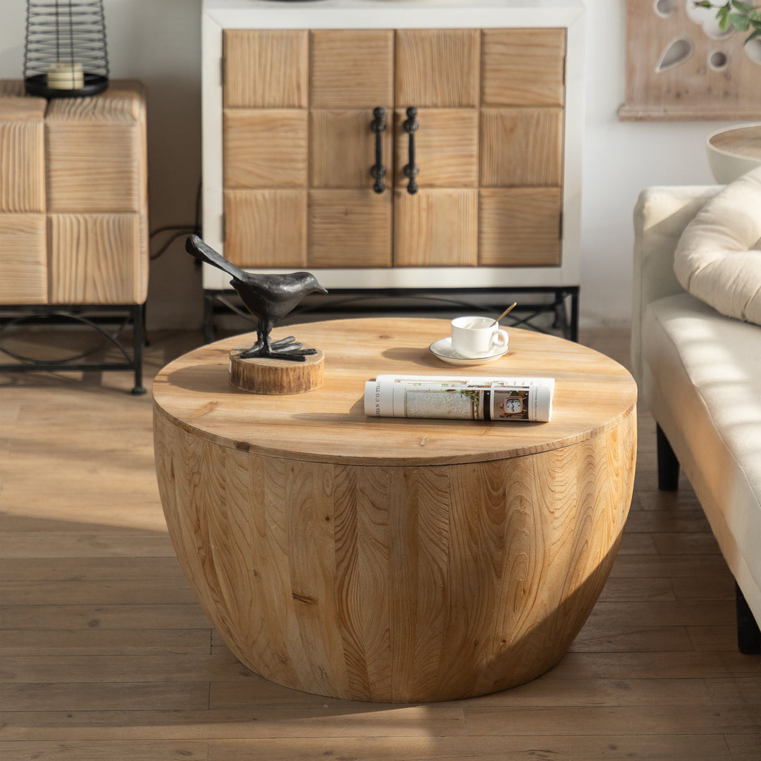Bucket Shaped Drum Coffee Table – Pier 1