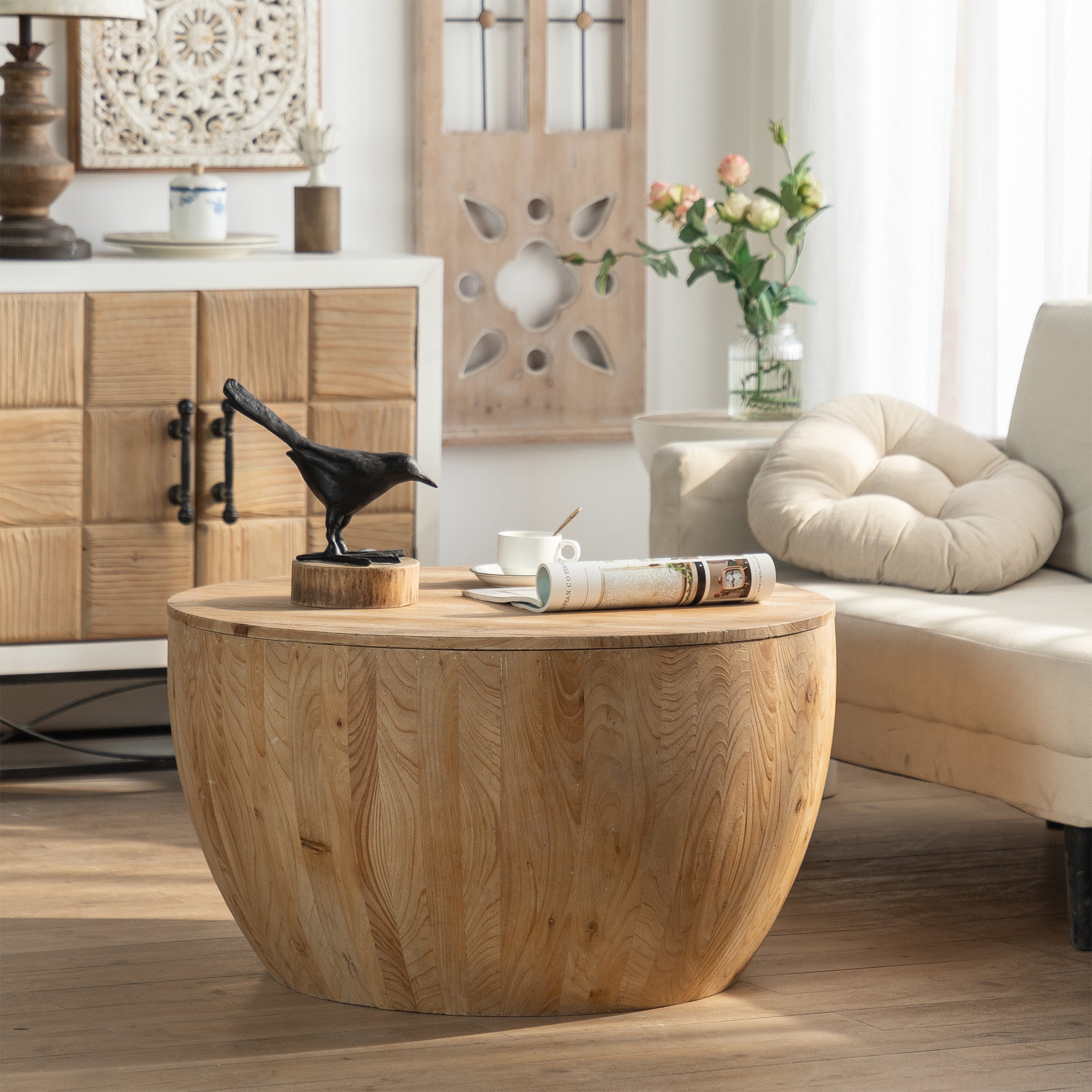Bucket Shaped Drum Coffee Table – Pier 1