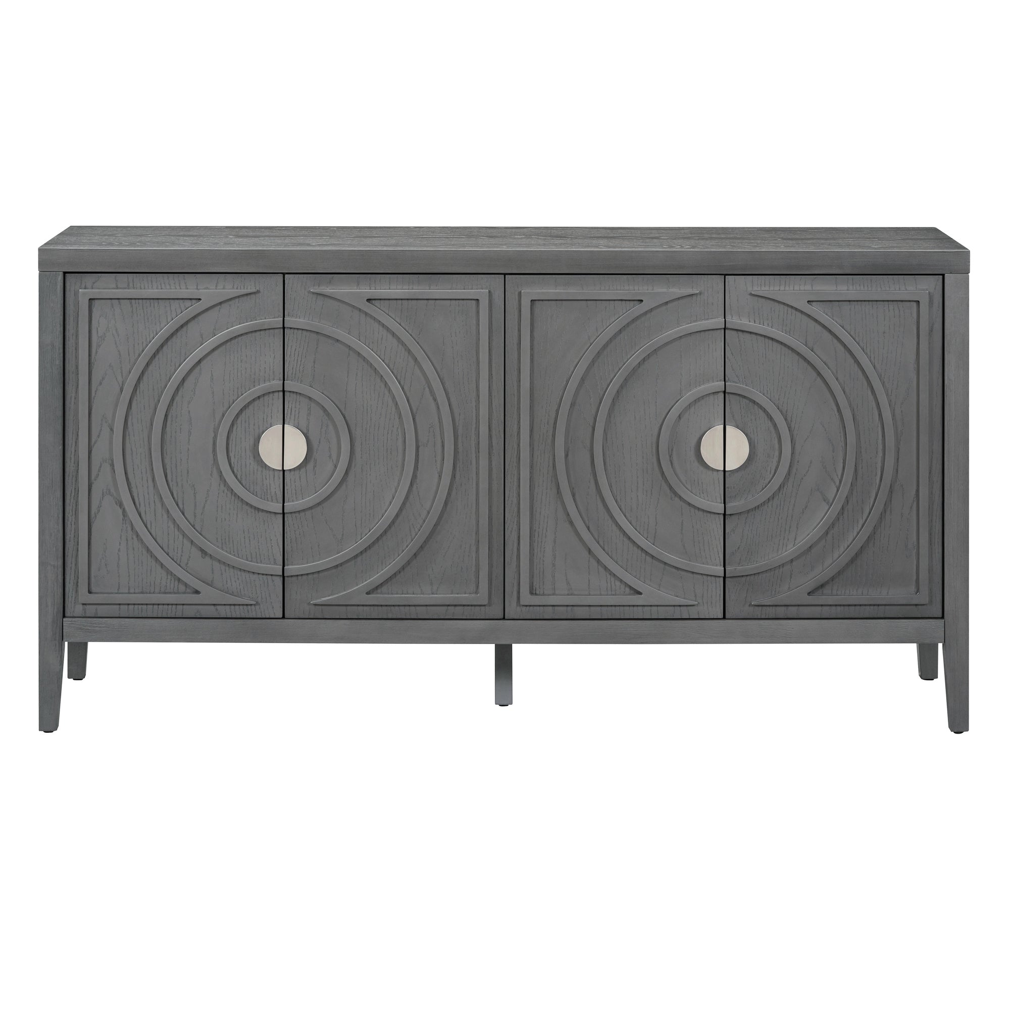Circular Groove Design Retro Sideboard – Pier 1