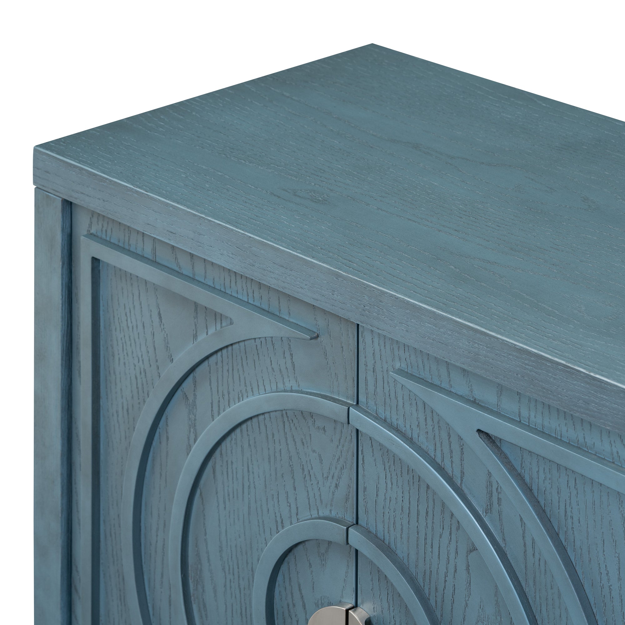 Circular Groove Design Retro Sideboard – Pier 1