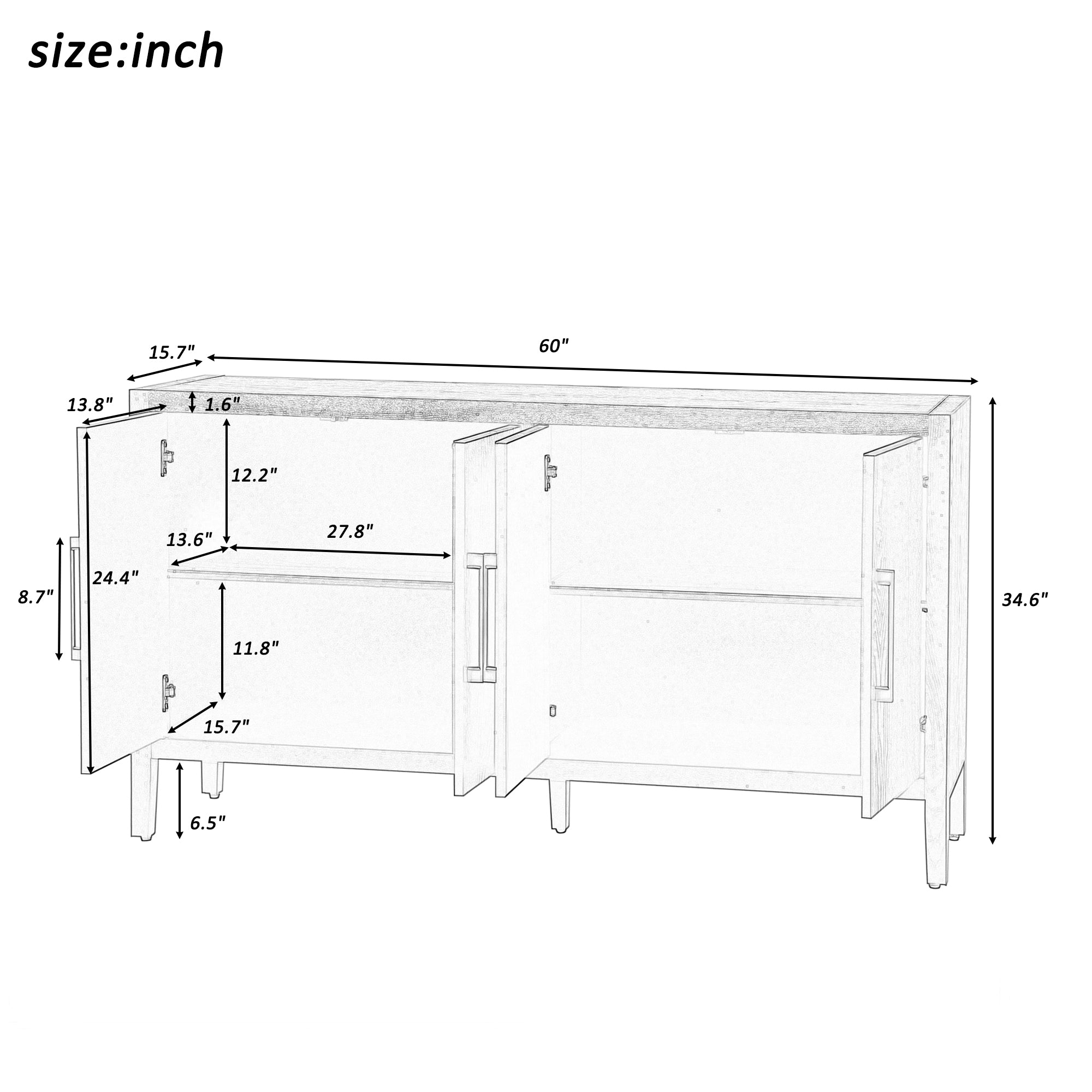 Storage Cabinet Sideboard – Pier 1