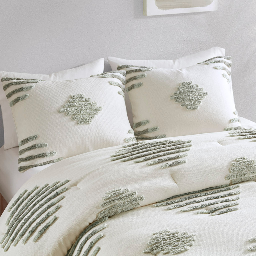 Tahli 3-Piece Cotton Blend Chenille Comforter Set – Pier 1