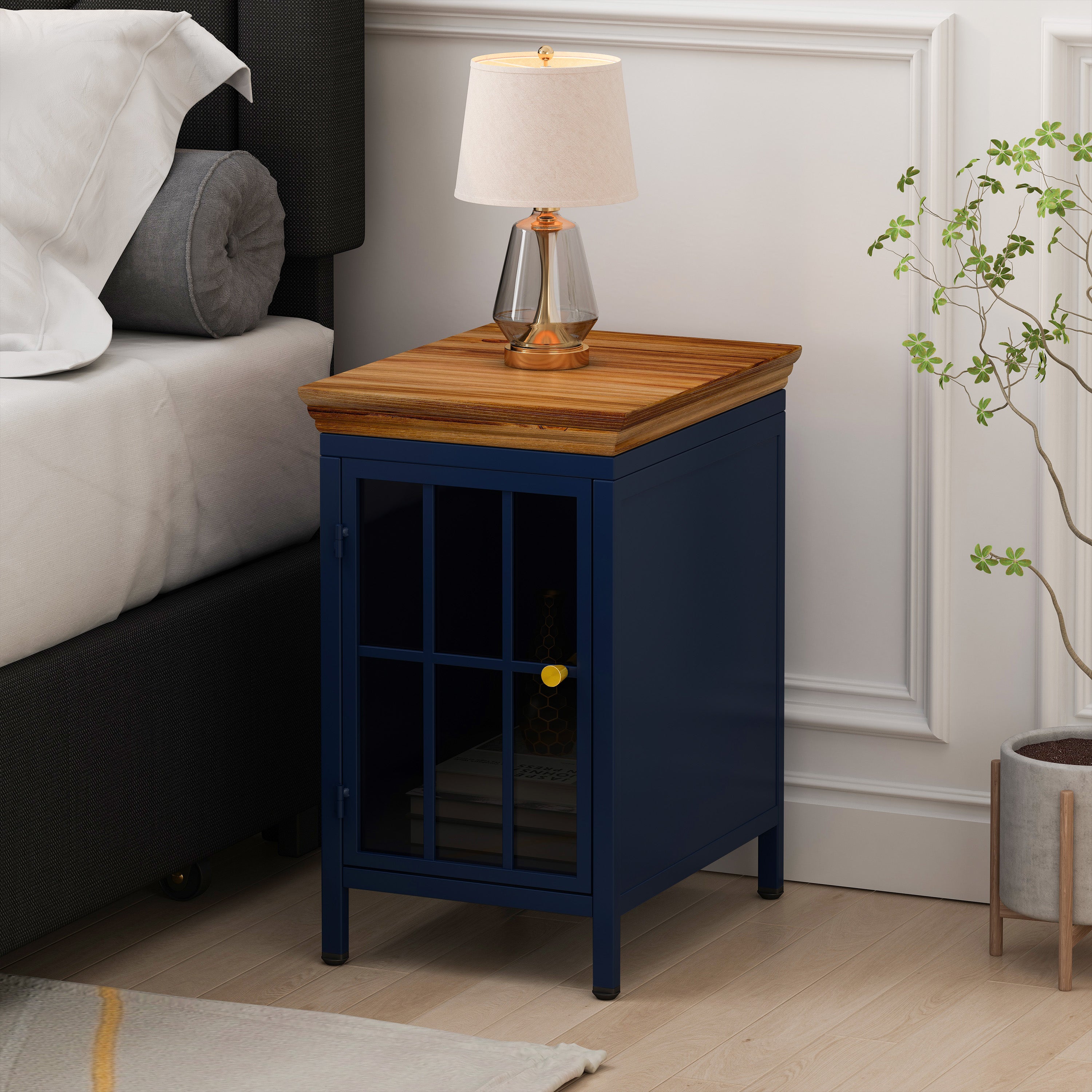 Nightstand with Storage Cabinet – Pier 1