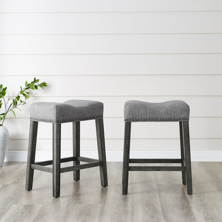 Upholstered Backless Counter Stools, Set of 2 – Pier 1
