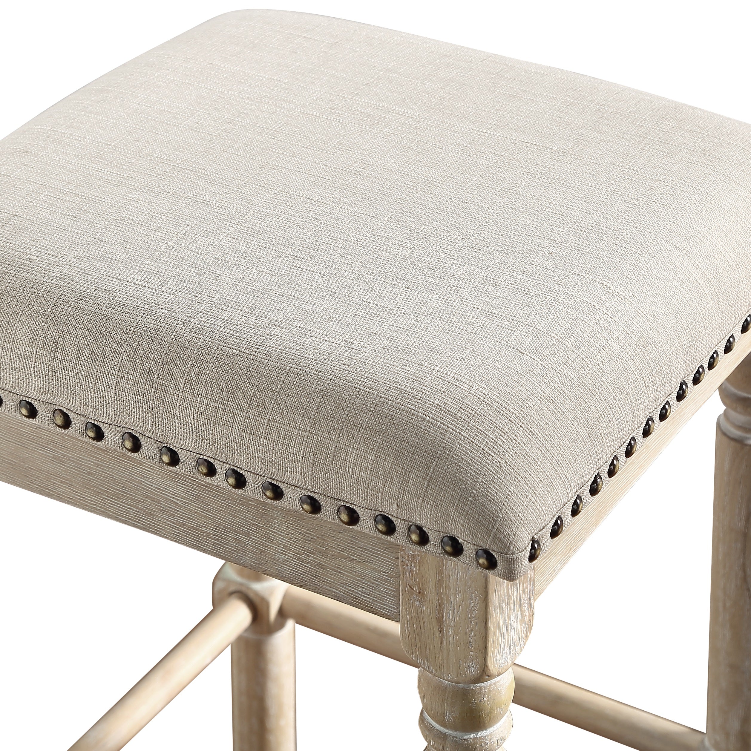 Arnhem Wood Upholstered Counter Stool, Set of 2 - Pier 1
