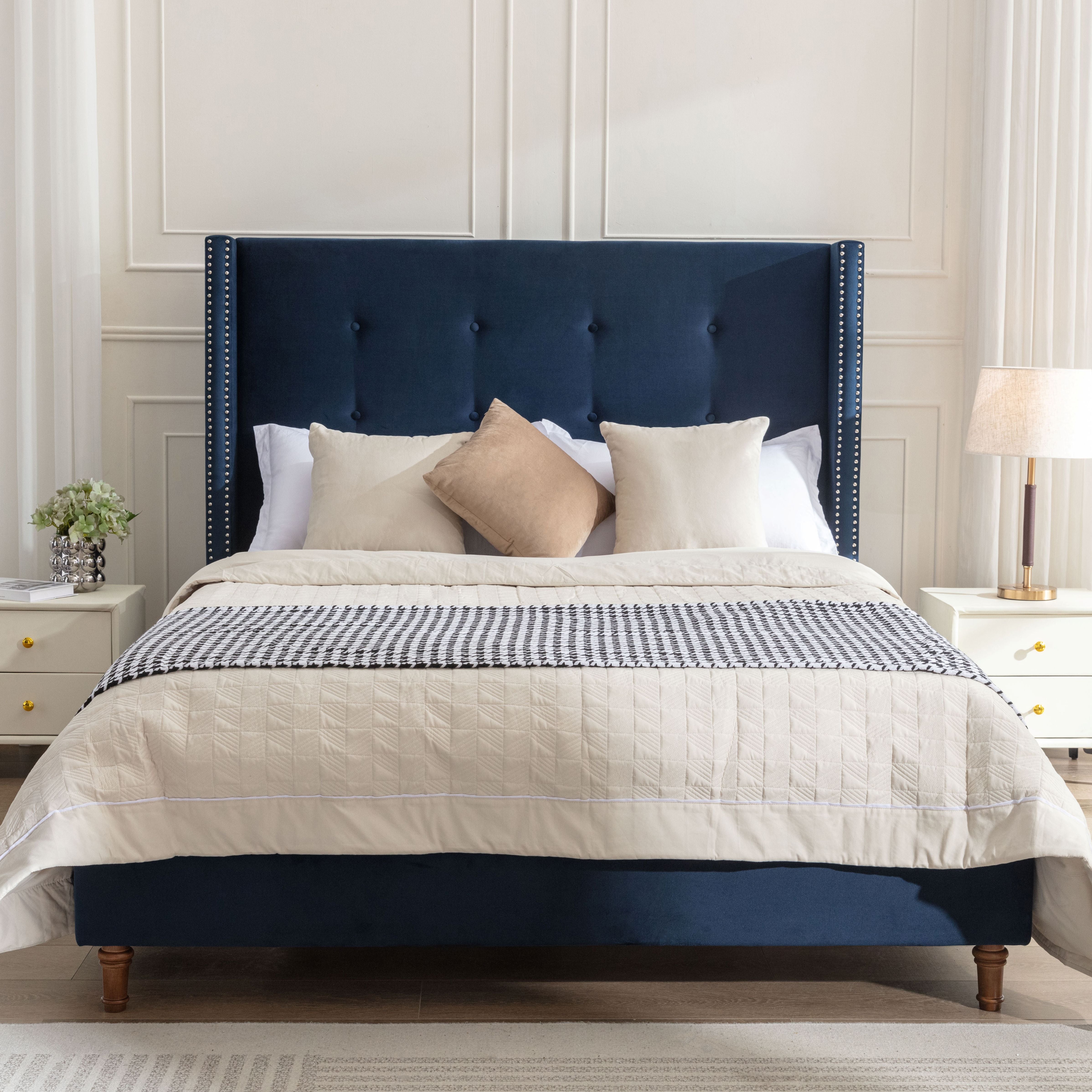 Peyton Upholstered Bed – Pier 1