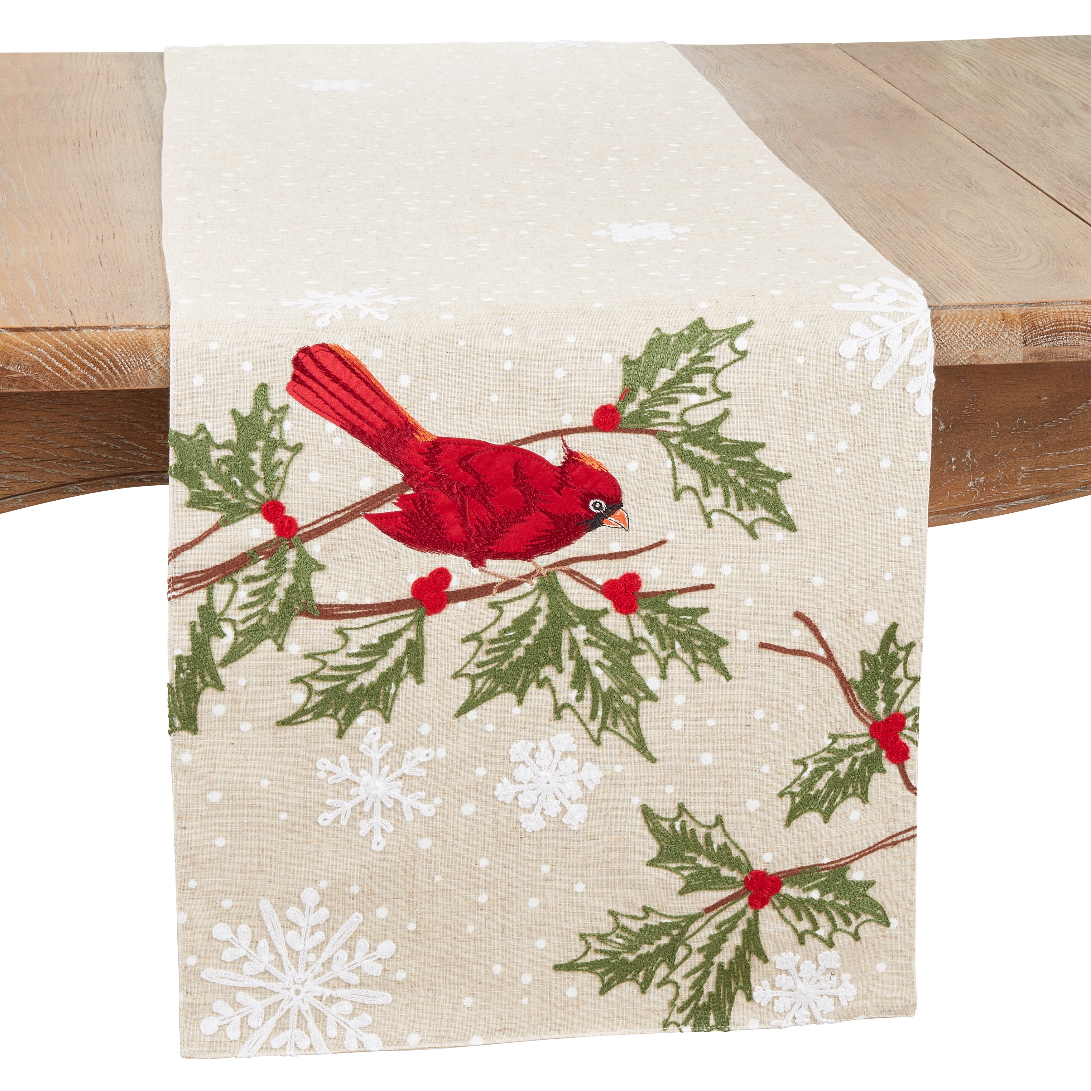 Winter's Delight Perched Cardinal Table Runner – Pier 1
