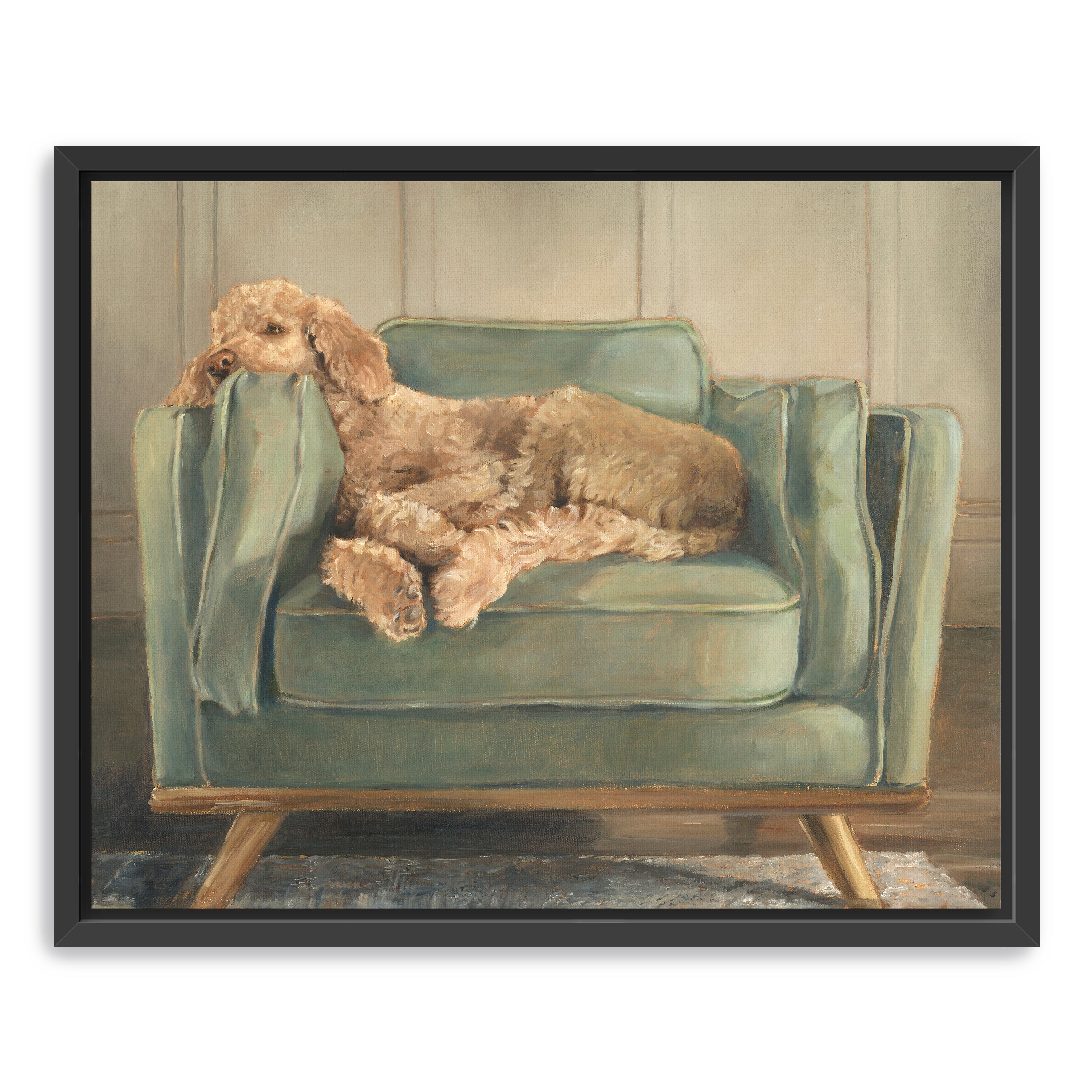 Traditional Canine Portrait I Canvas Giclee Wall Art – Pier 1