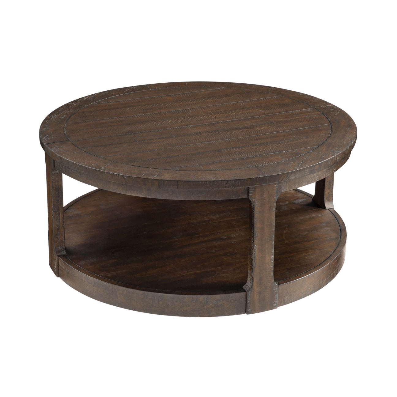 Large Traditional Round Coffee Table - Pier 1