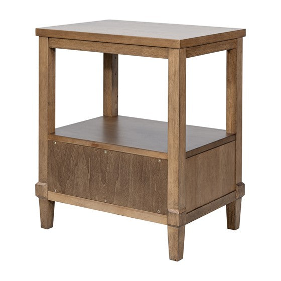 Nightstand with Bottom Drawer and Open Shelf - Pier 1