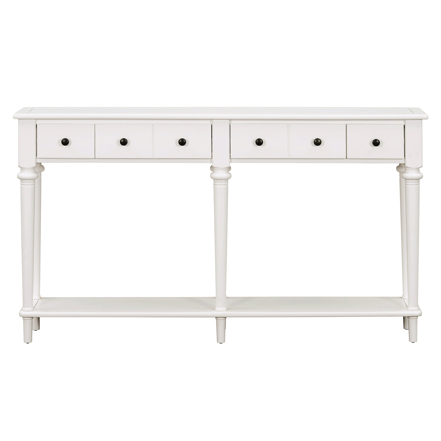 Console Table with 4 Drawers and Open Shelf - Pier 1