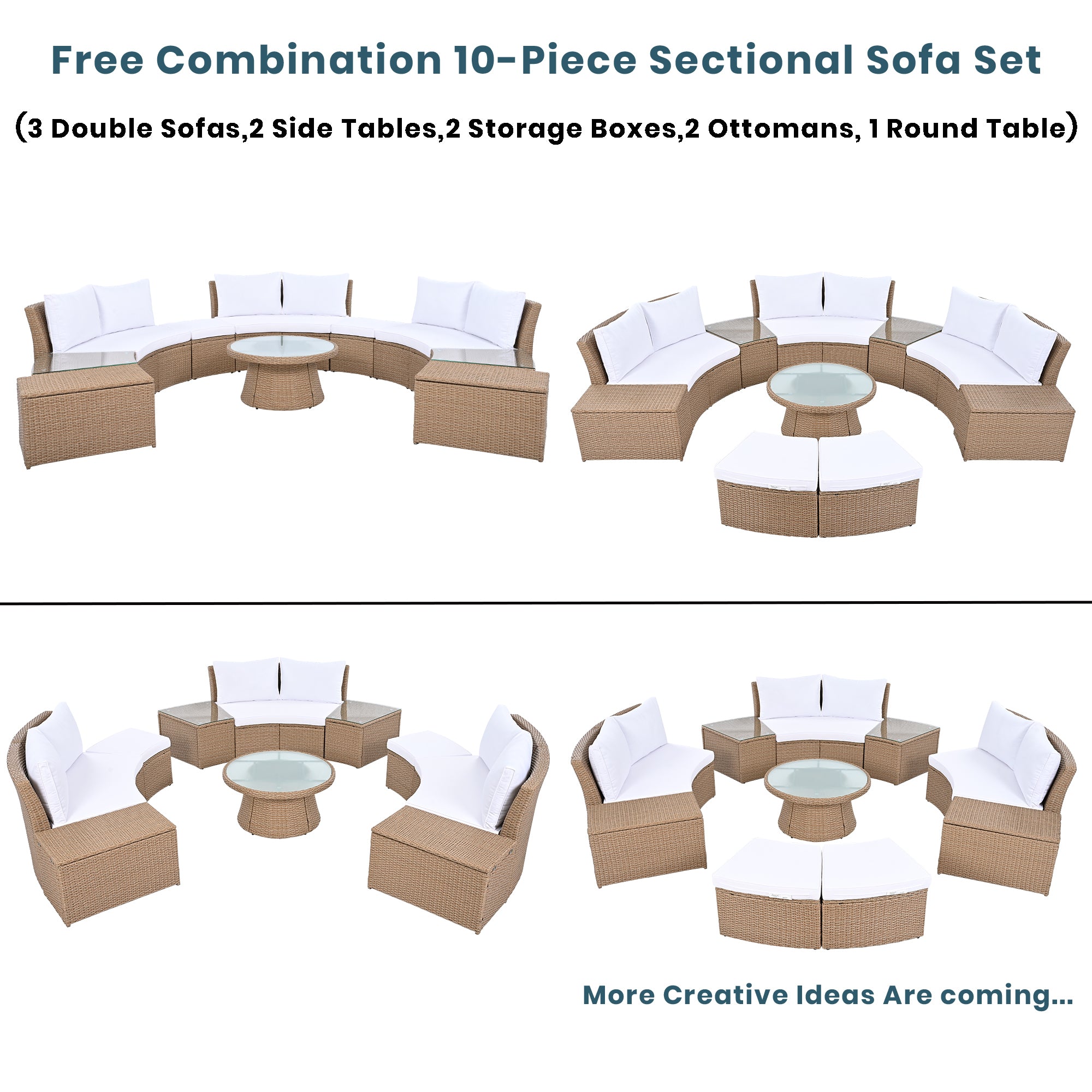 10-Piece Outdoor Sectional - Pier 1
