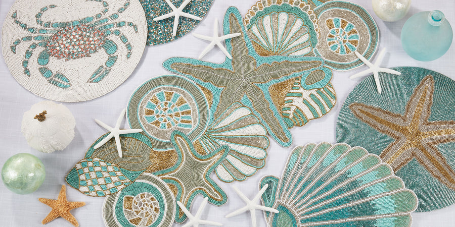 Sea Shell Beaded Table Runner – Pier 1