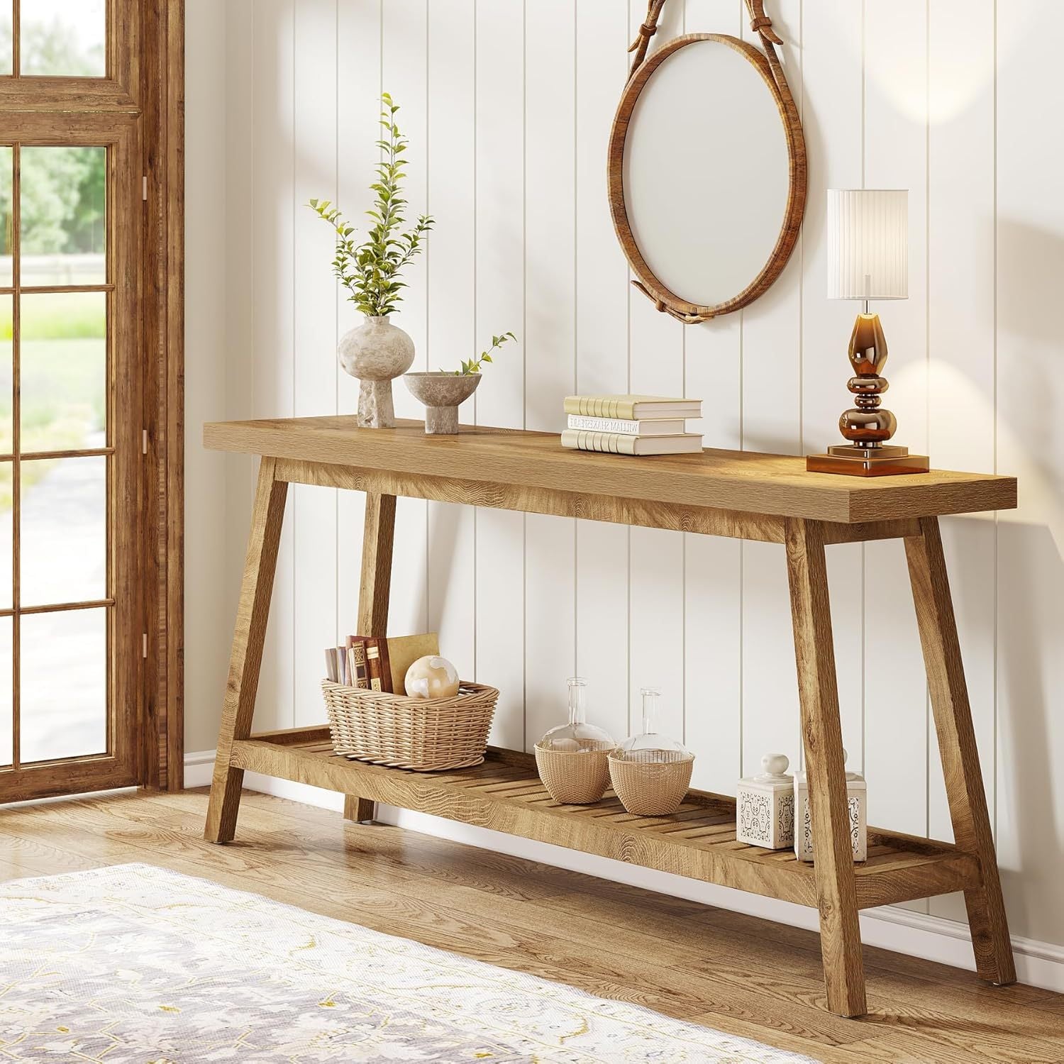 Marleton Solid Wood Modern Farmhouse Console Table – Pier 1