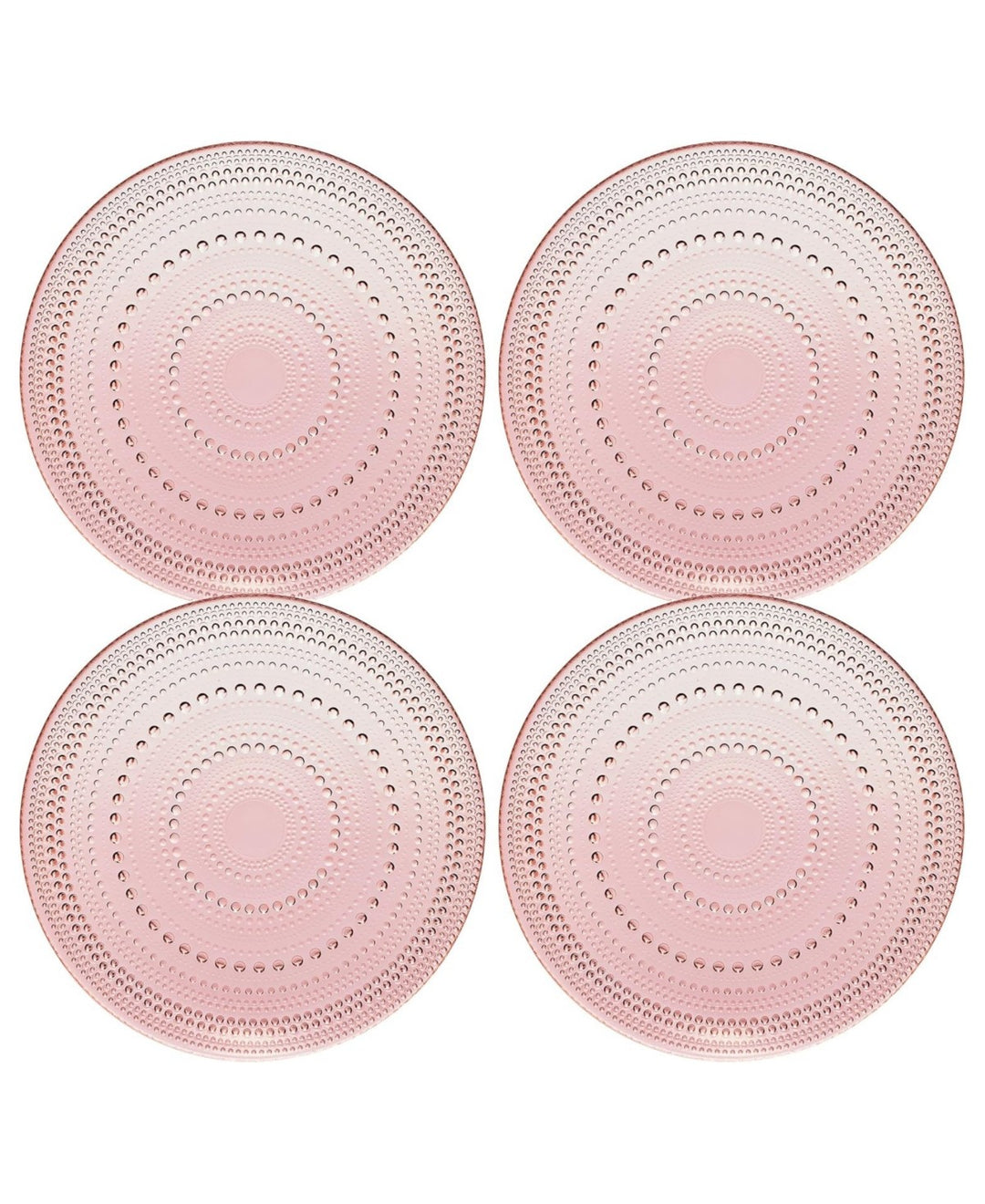 Pink Hobnail Dinner Plates Set of 4 - Pier 1