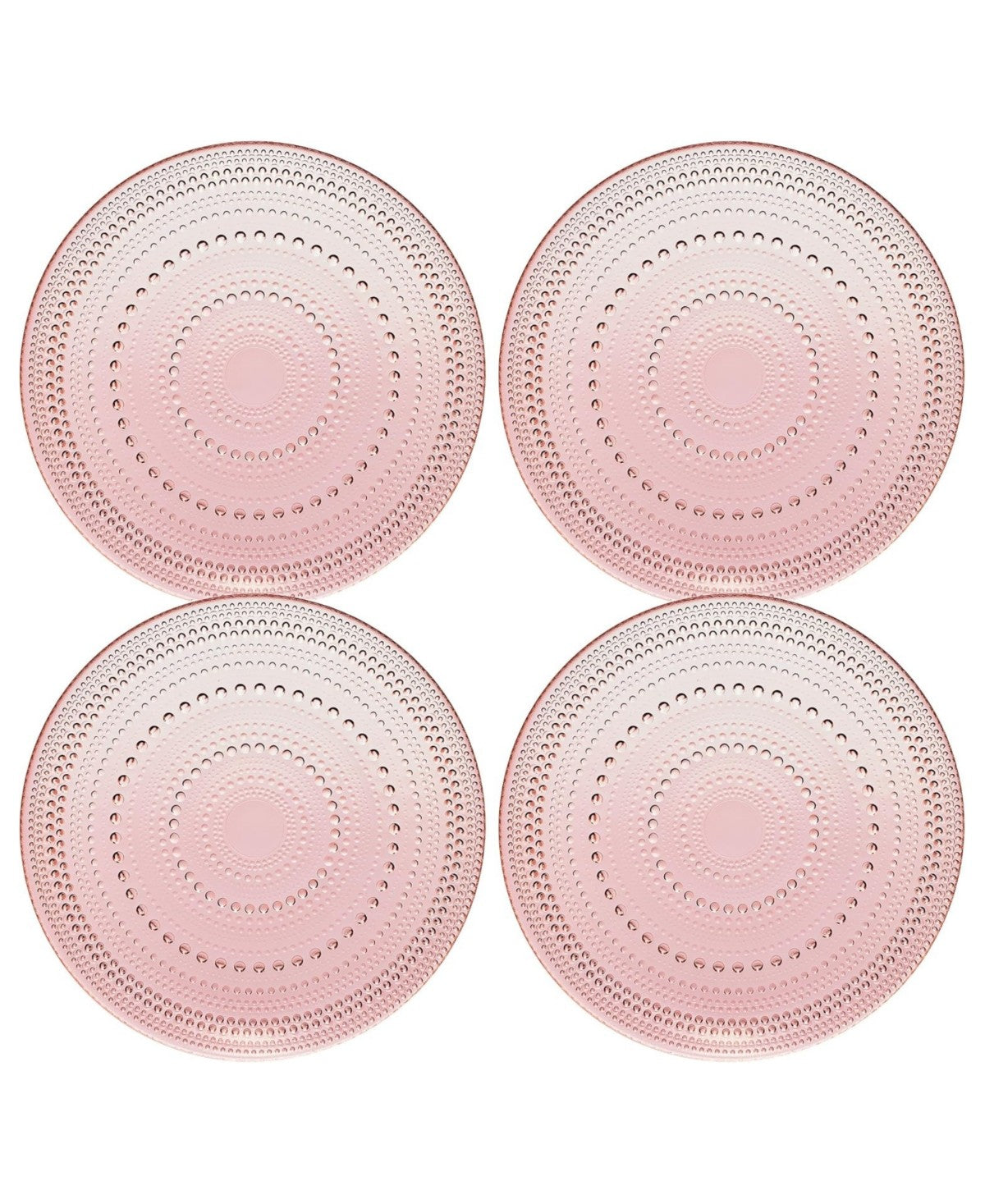 Pink Hobnail Dinner Plates Set of 4 - Pier 1