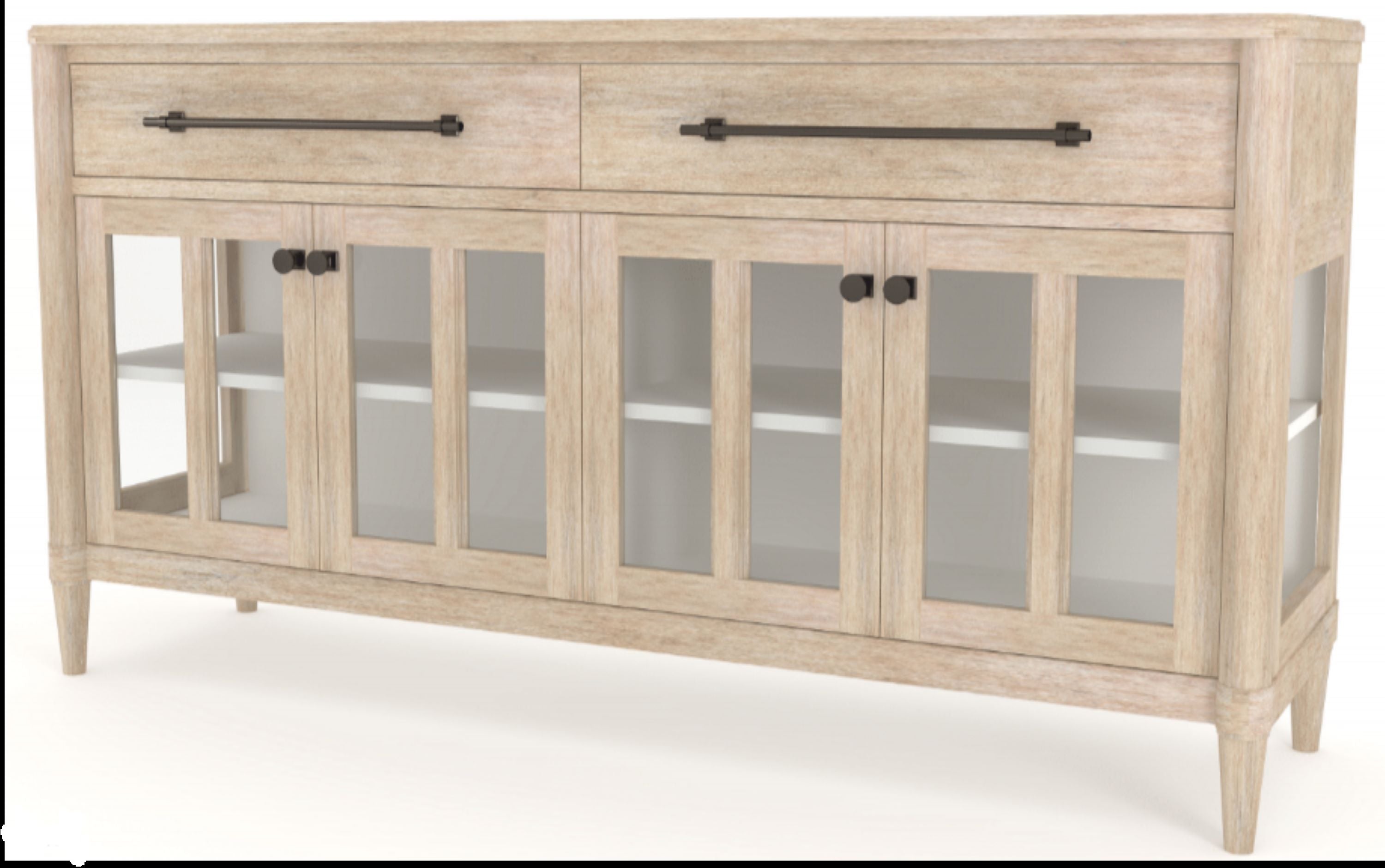 Buffet with Glass Cabinet Doors - Pier 1
