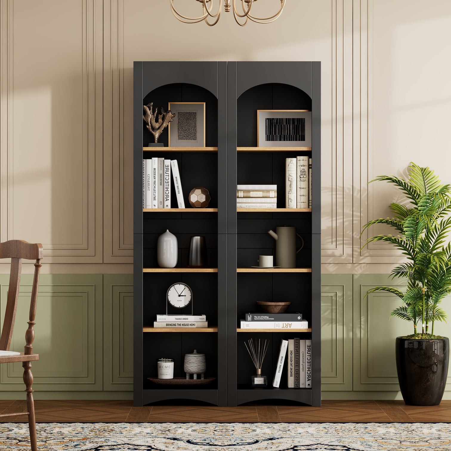 Farmhouse Two-Tone Storage Cabinet with Adjustable Shelves – Pier 1