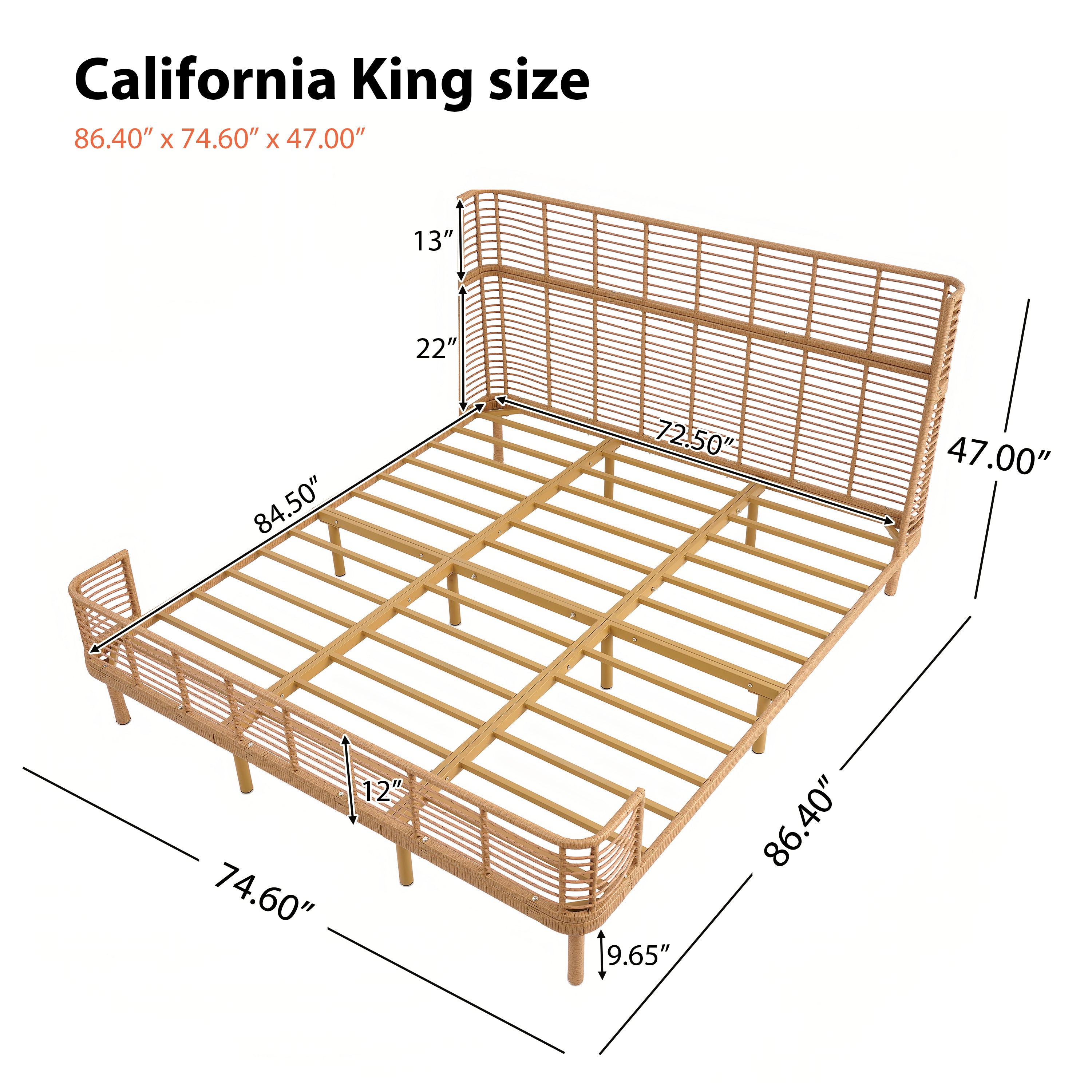 Wingback Rattan Bed – Pier 1