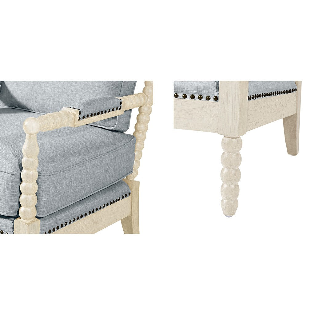 Automata Arm Chair with Open-Back Spindle and Turned Design - Pier 1