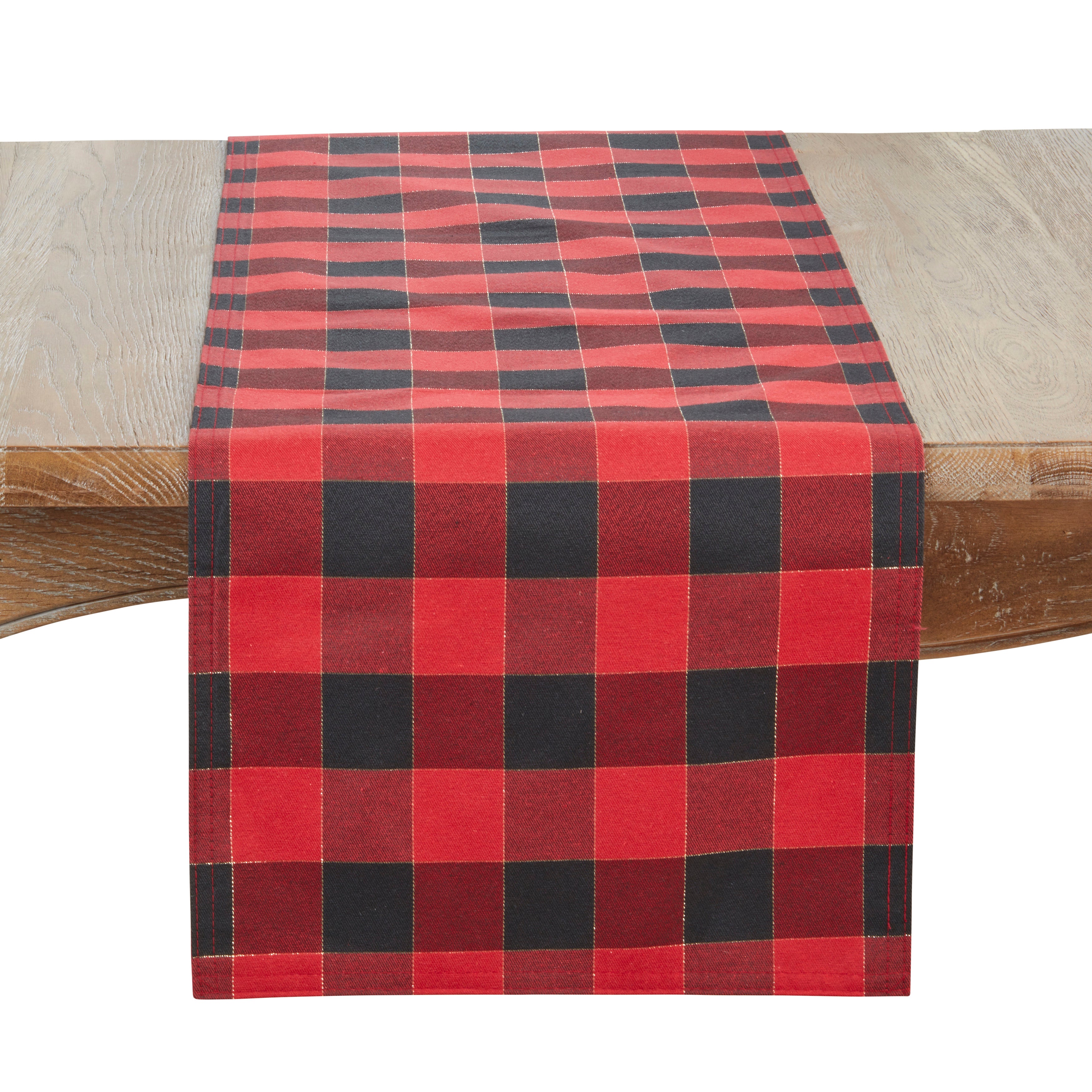 Shimmer Stitch Plaid Table Runner – Pier 1