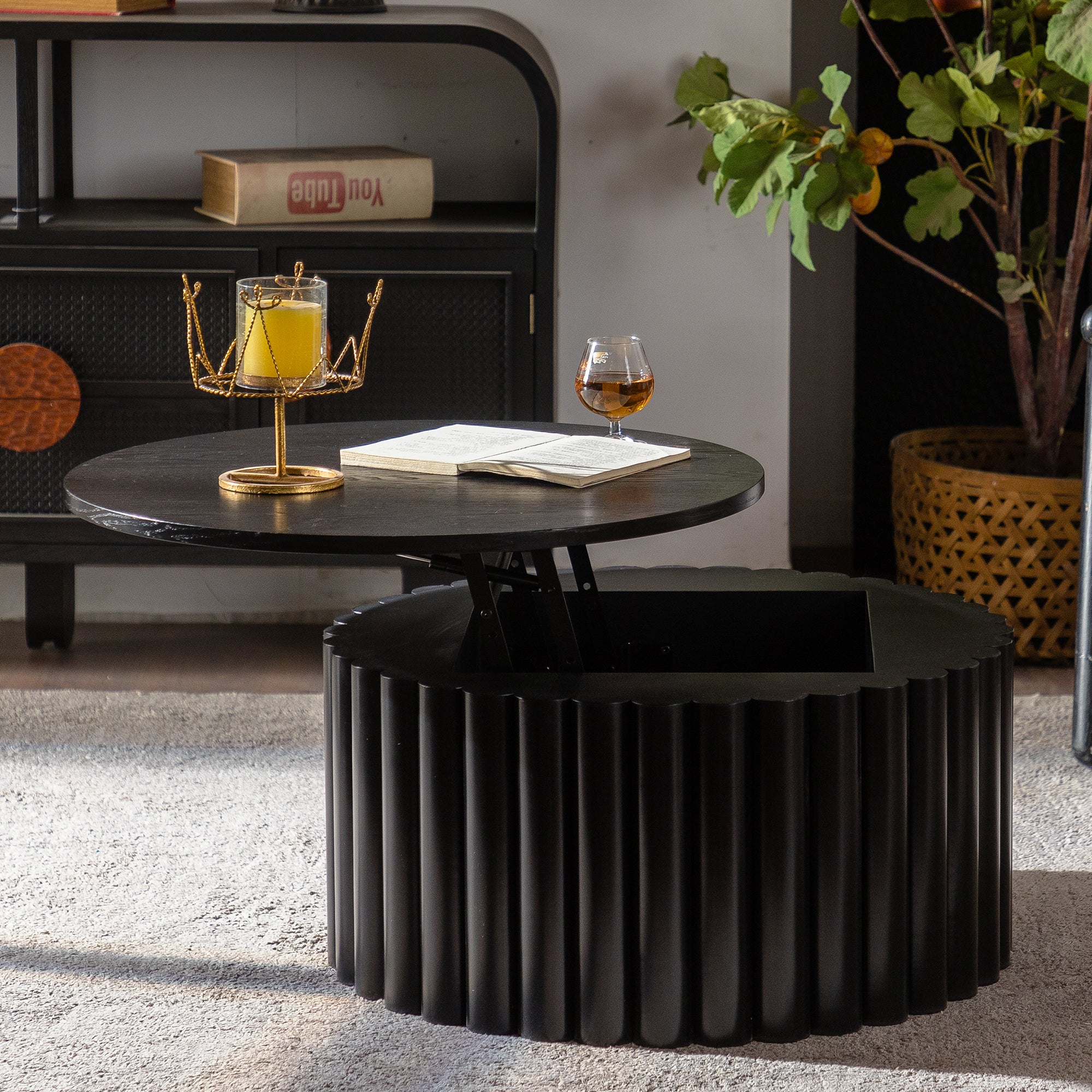 Round Coffee Table With Lift Top – Pier 1