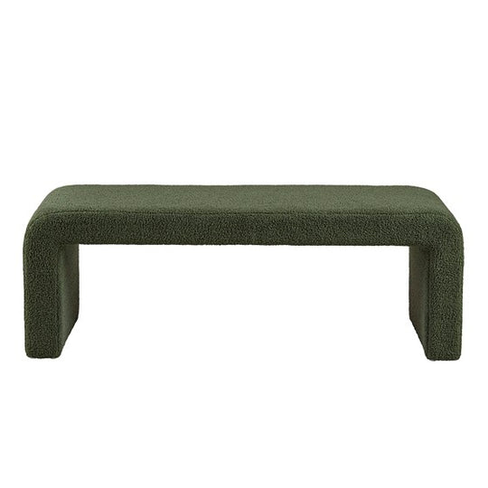 Goldmine Upholstered Bench with Curved Seat - Pier 1