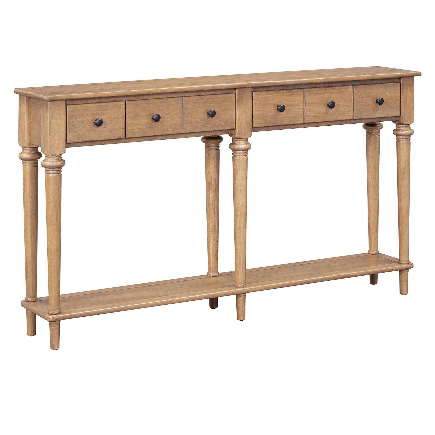 Console Table with 4 Drawers and Open Shelf - Pier 1