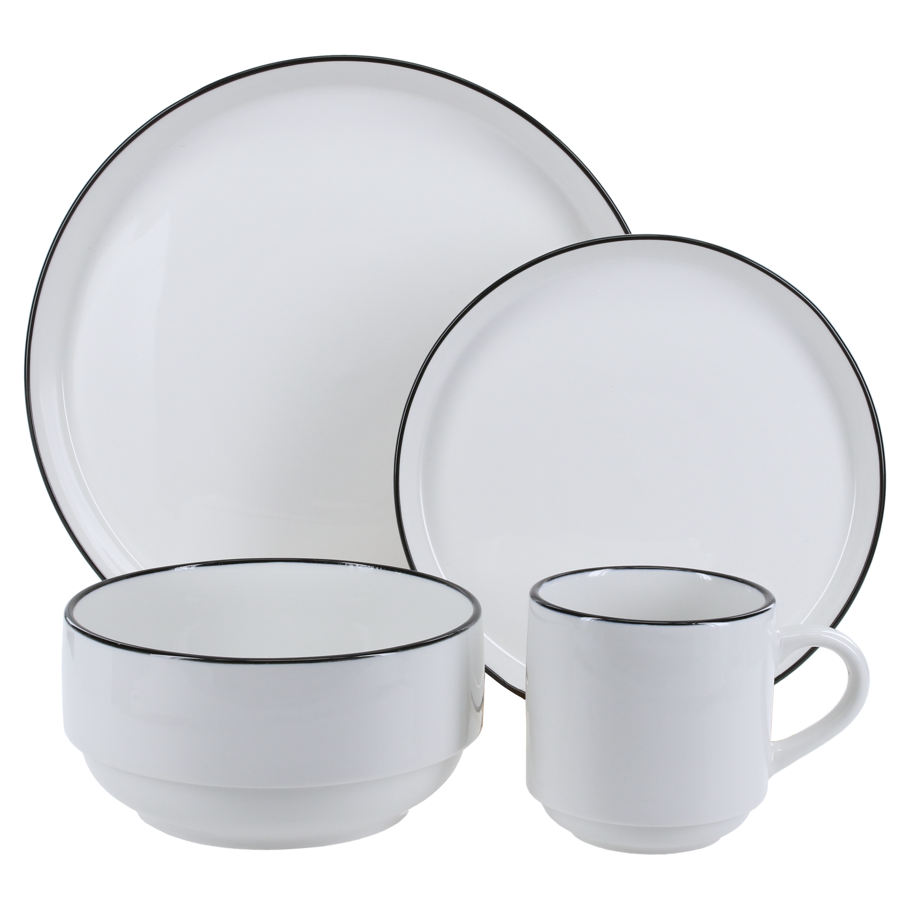 Stackable 16 Piece Dinnerware Set - Pier 1